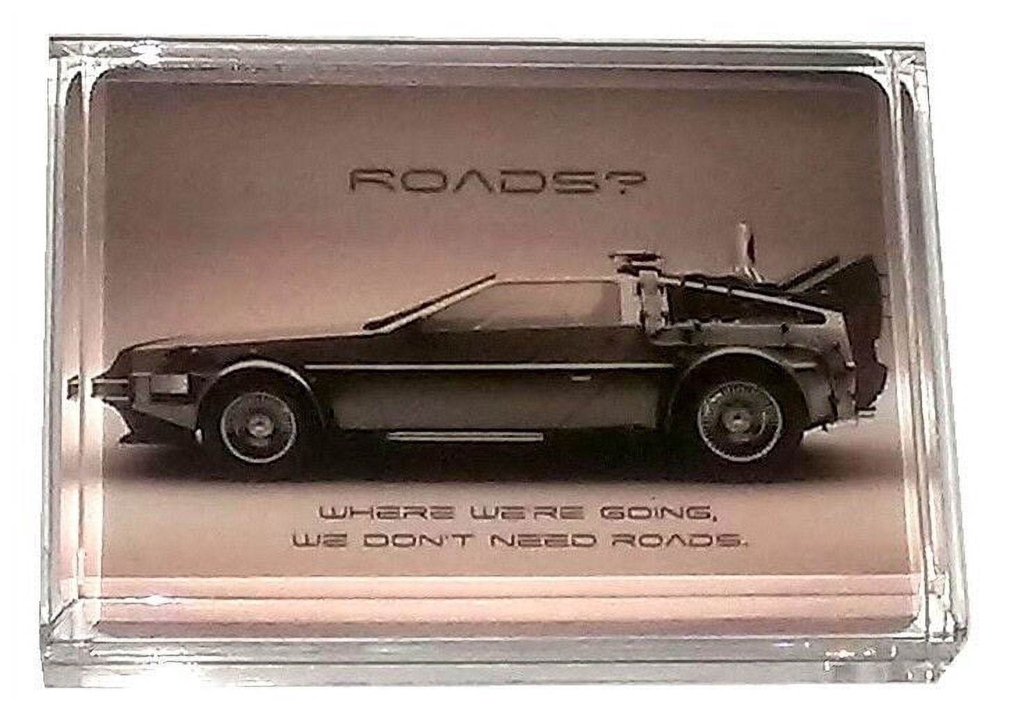Back To The Future Time Machine Delorean Display Piece Paperweight ...