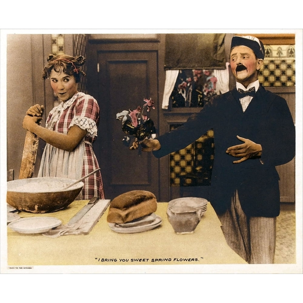 Back To The Kitchen From Left: Louise Fazenda Phil Dunham On A ...