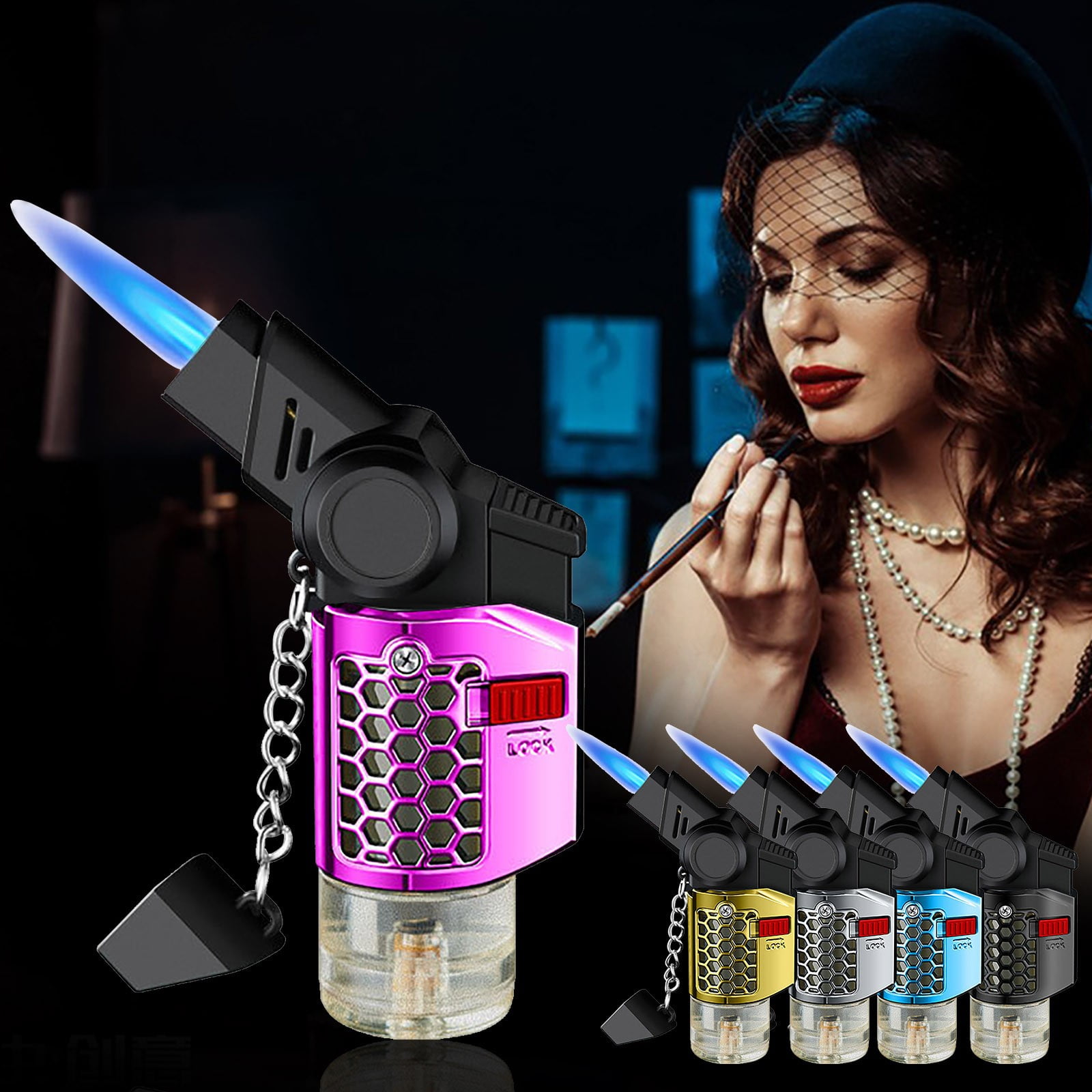 Back on Trend, Small Foldable Lighter, Direct-injection Igniter ...