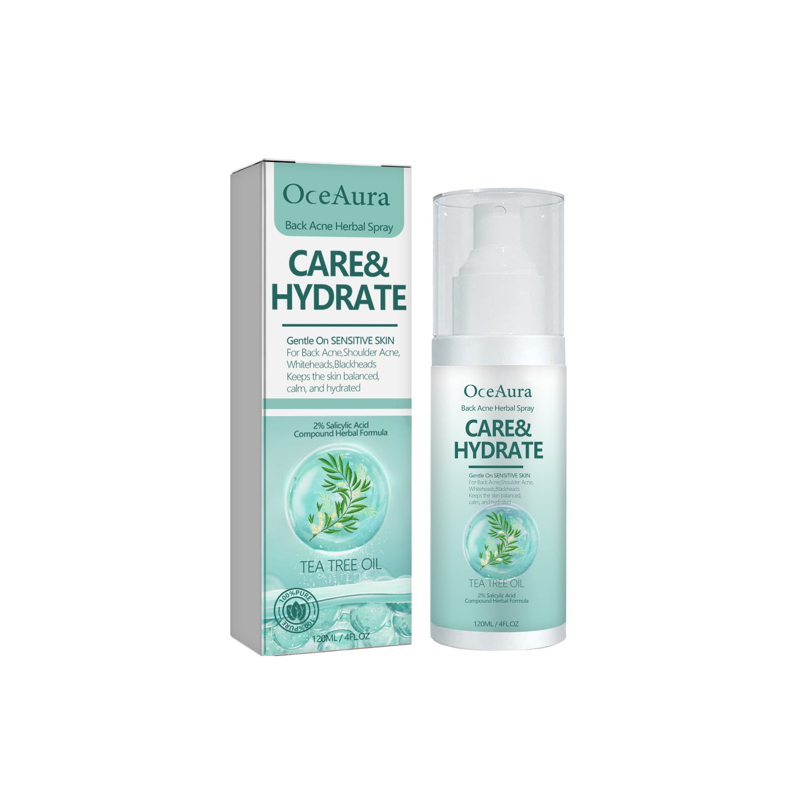 Back care spray to reduce acne marks on the back, cleanse the body ...