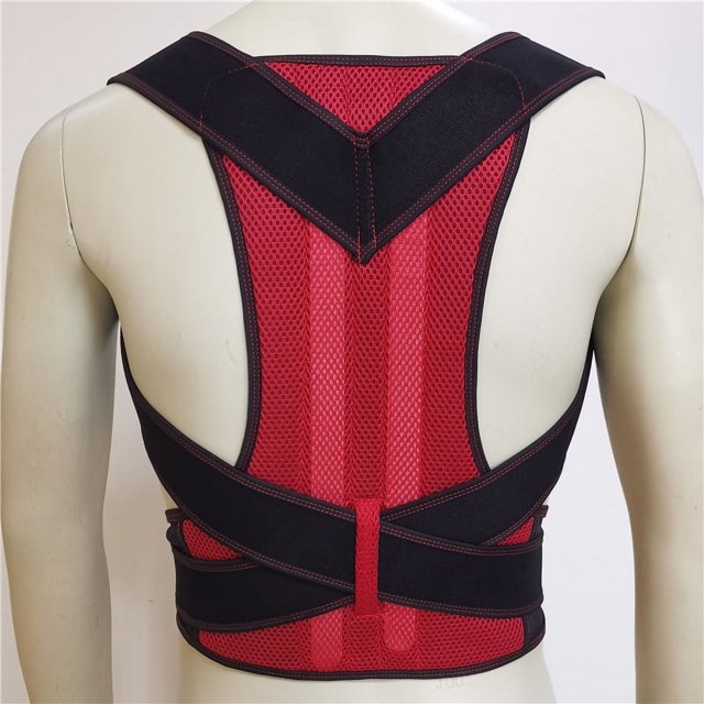 Back correction belt three-color double bone invisible anti-kyphosis ...