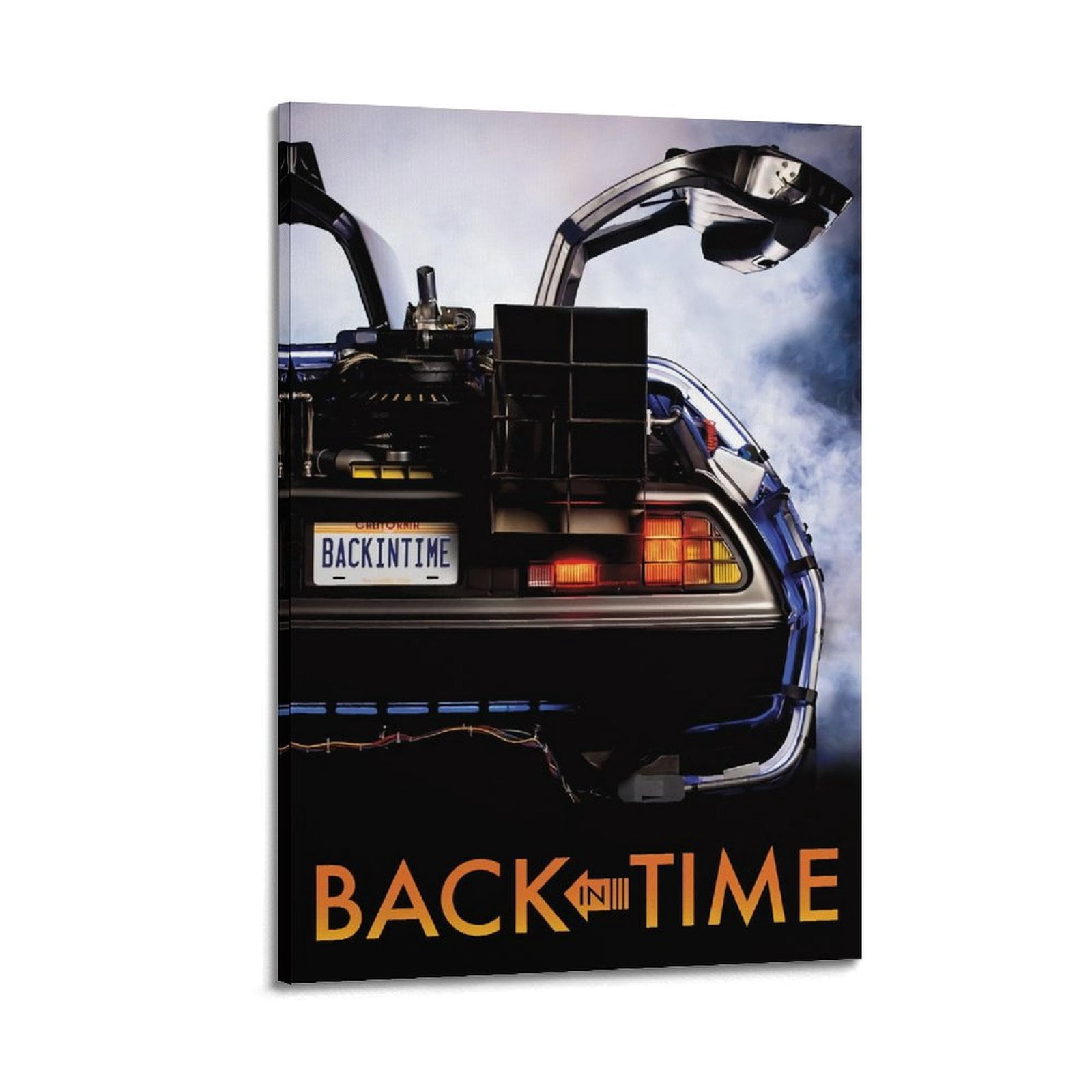 Back in Time Poster Wall Art Canvas Aesthetic Music And Movies ...
