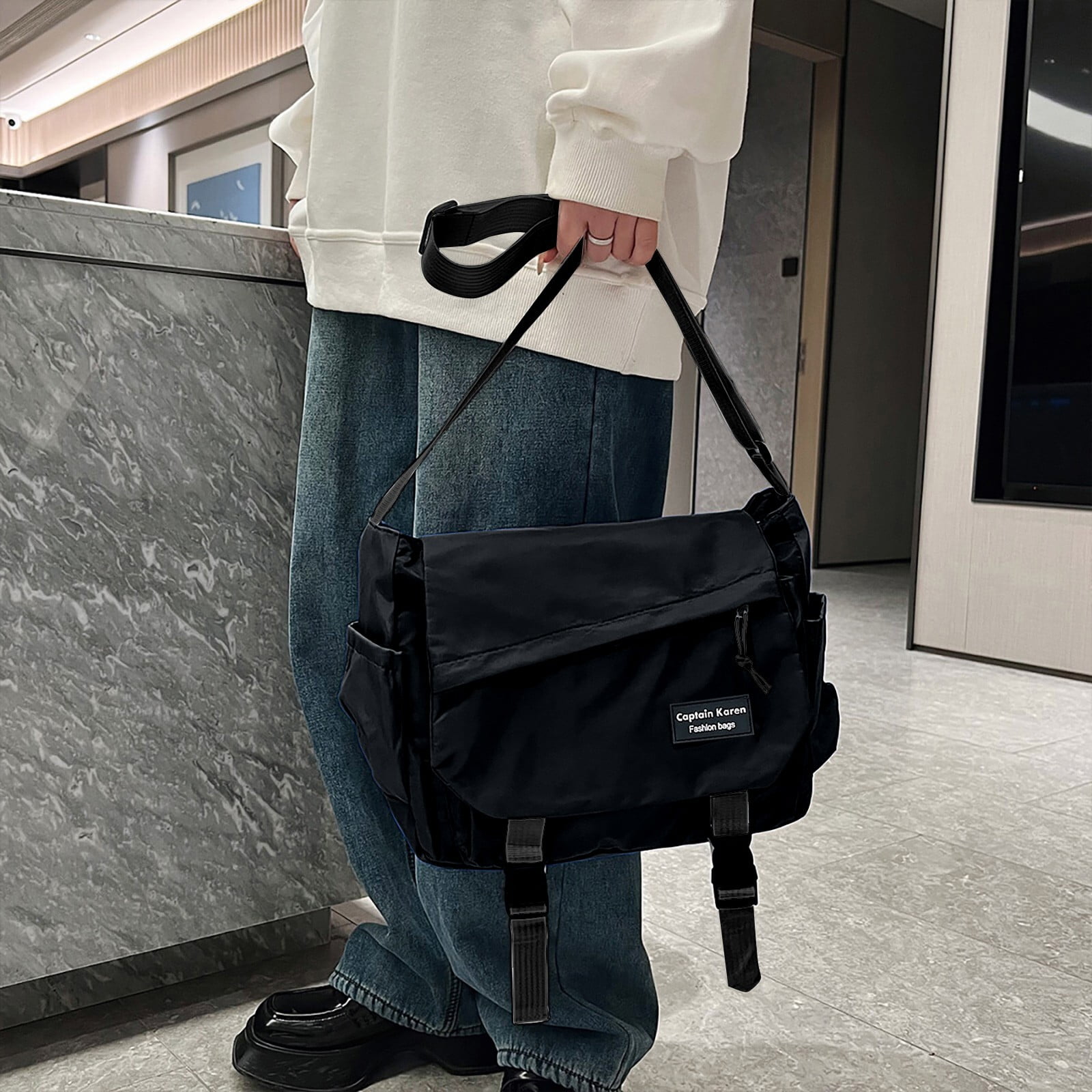 Back to school Home & Garden,Office&Craft&Stationery,Large Capacity Japanese Workwear Men's Bag ...