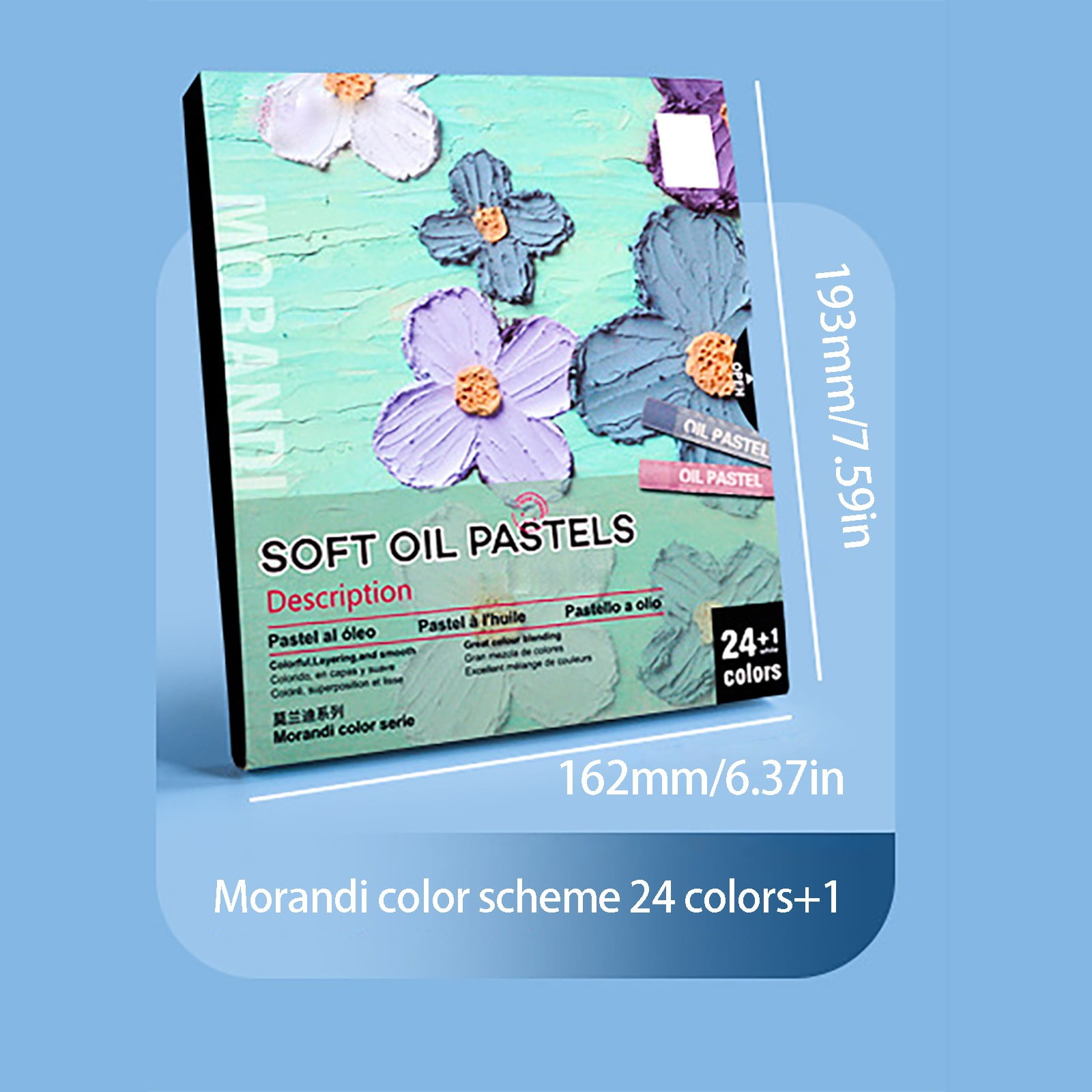 Back to school season clearance! Soft Oil Pastels Set Drawing Art Kit ...