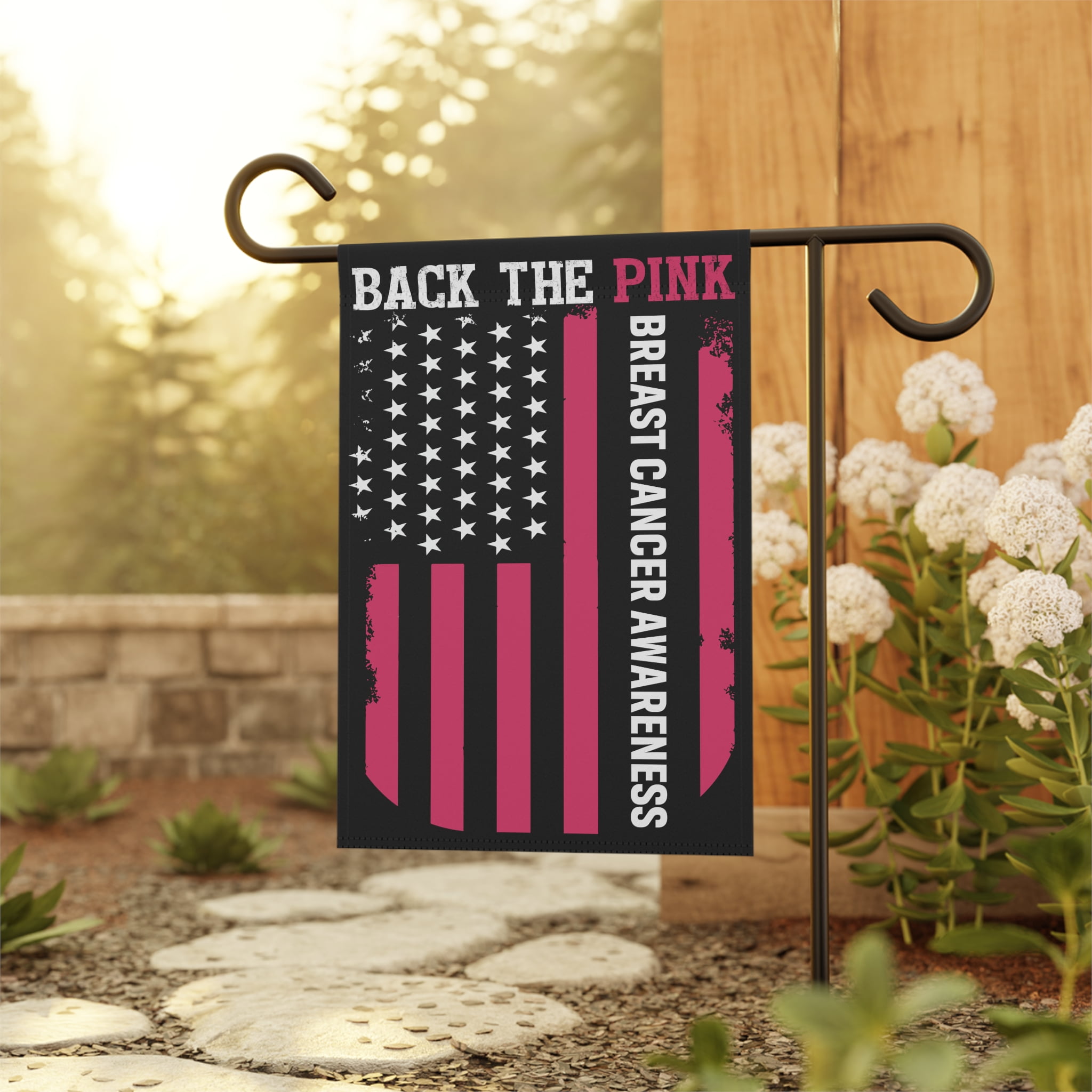 Back the Pink Flag, Breast Cancer Awareness Ribbon Flag ID-0702-OEJW ...