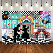 60's Hippie Theme Party Decorations, 1960s Groovy Photo Backdrop, Tie ...