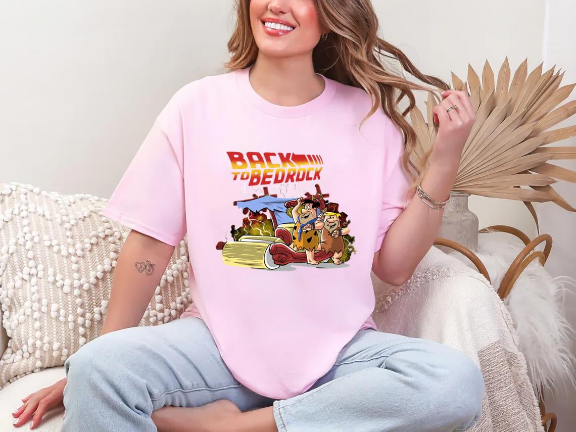 Back to Bedrock Stone Age Cartoon Parody T-Shirt, for men & women, up to size 5XL. - Walmart.com