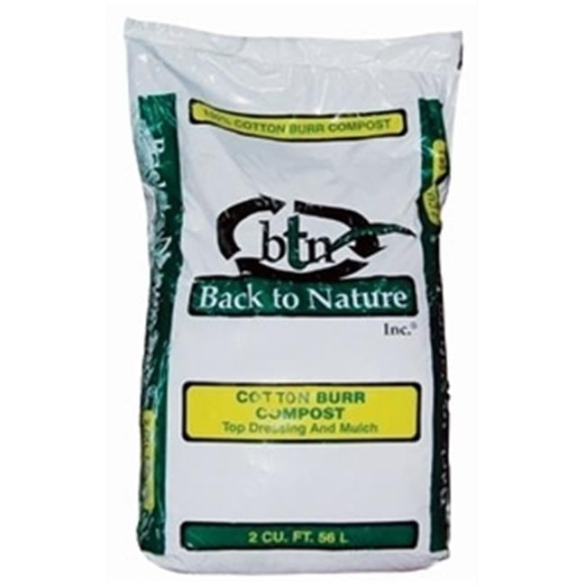 Back to Nature 2 cu. ft. Indoor/Outdoor Cotton Burr Compost Coarse ...