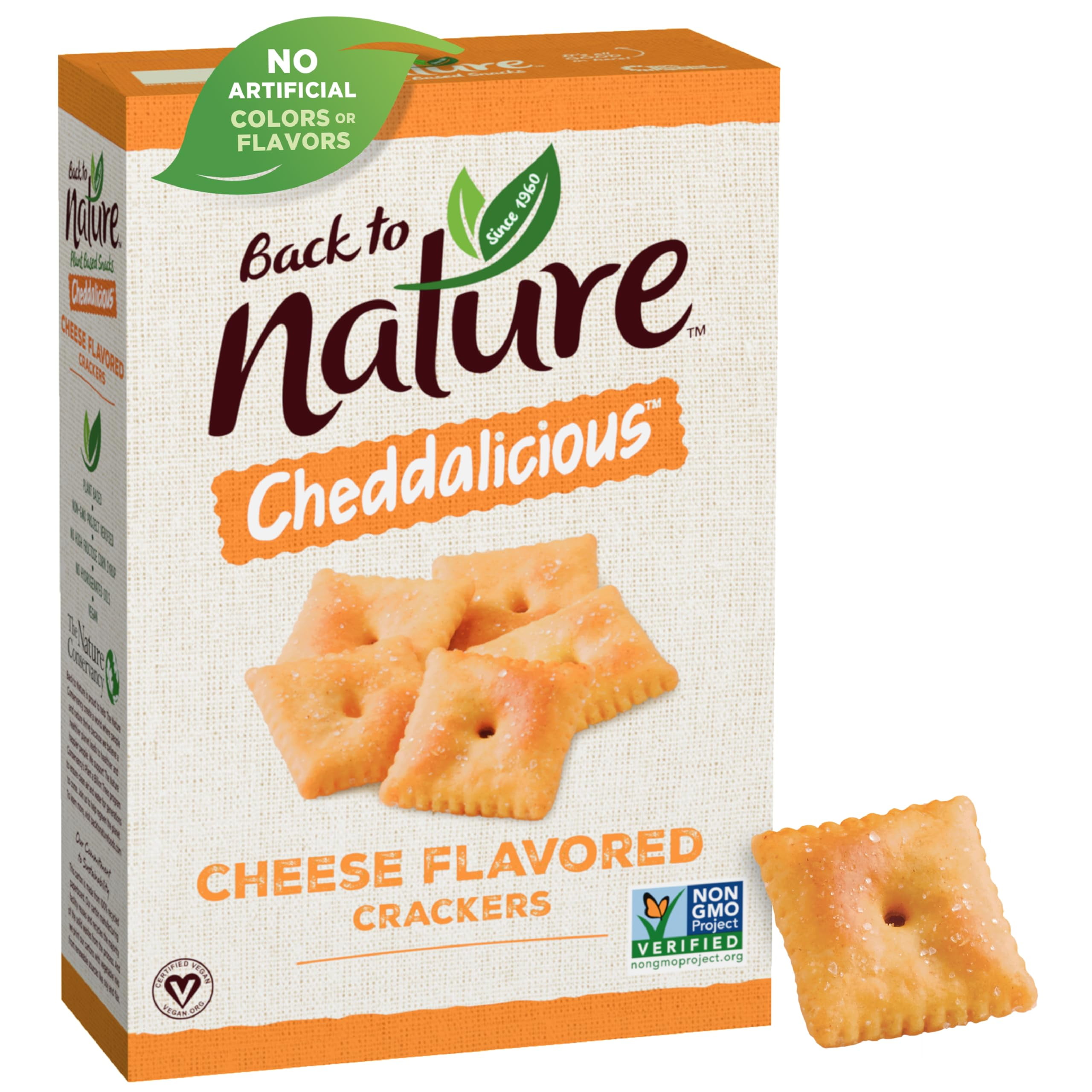 Back to Nature Cheese IRF13 Flavored Crackers - Non-GMO, Made with ...