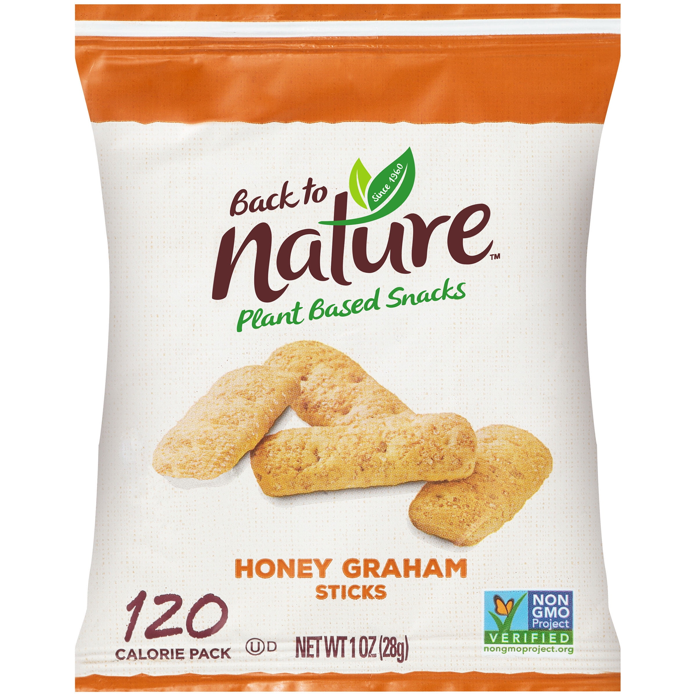 Back to Nature™ Honey Graham Sticks 1 oz. Pouch - Walmart.com