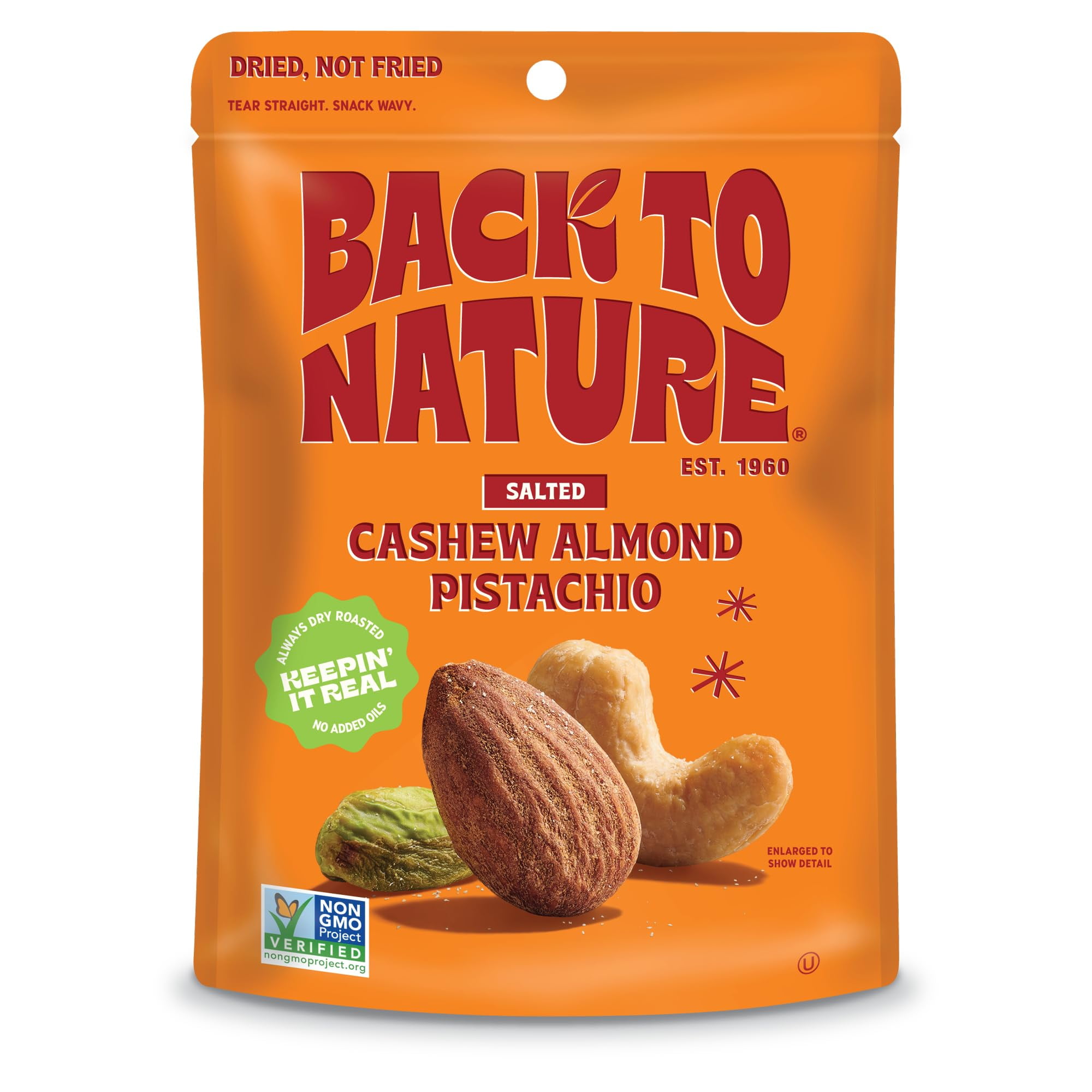 Back to Nature Premium DEF29 Nut Mix - Cashew, Almond & Pistachio Blend ...
