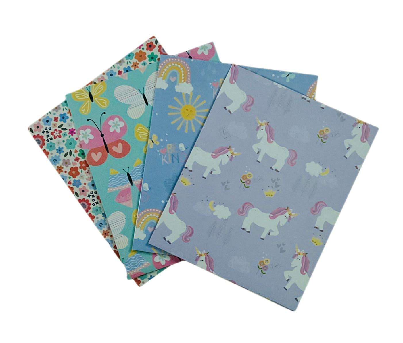 Back to School 2 Pocket Folders Portfolios Designs include Unicorns ...