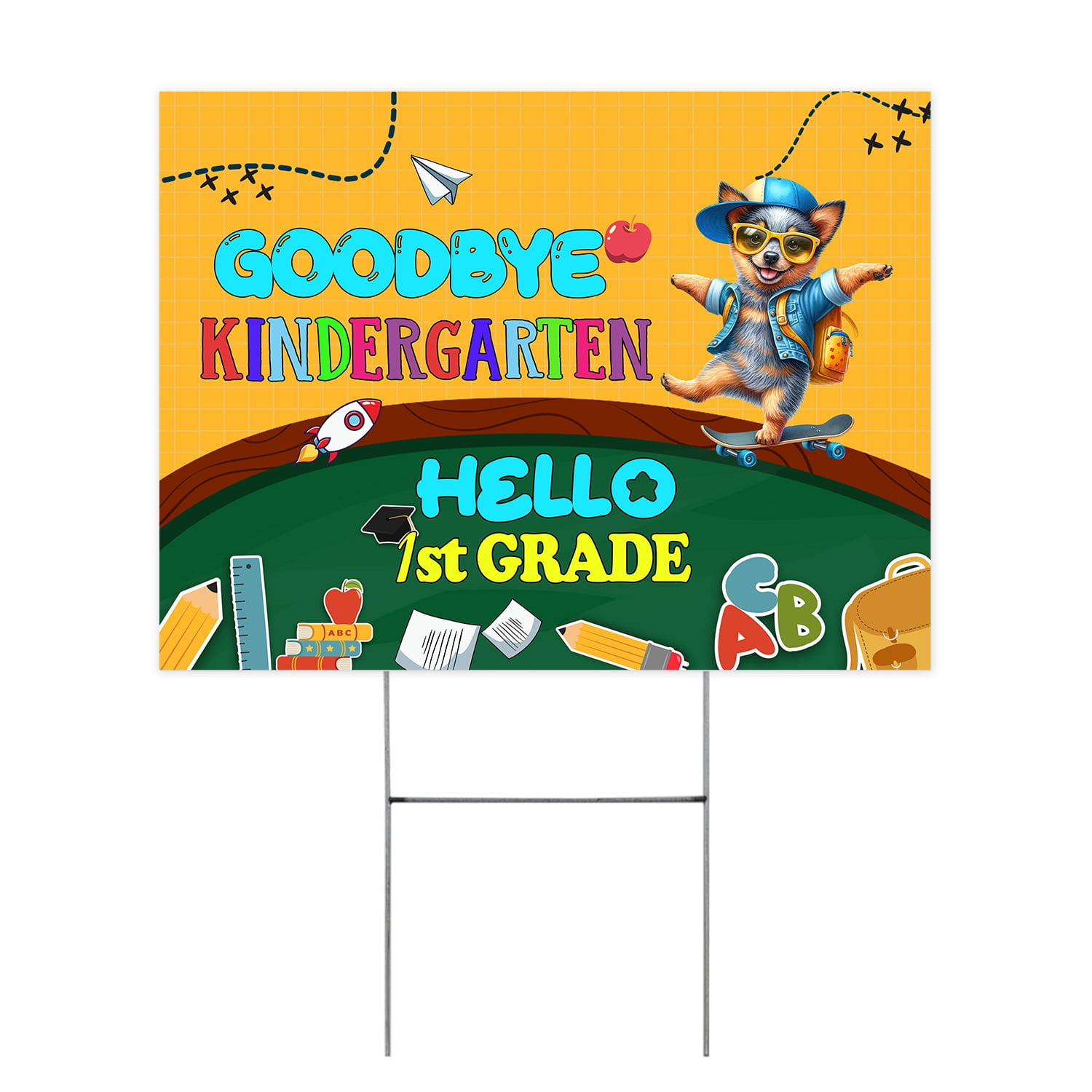 Back to School Australian Cattle Dog Goodbye Kindergarten Hello 1st ...