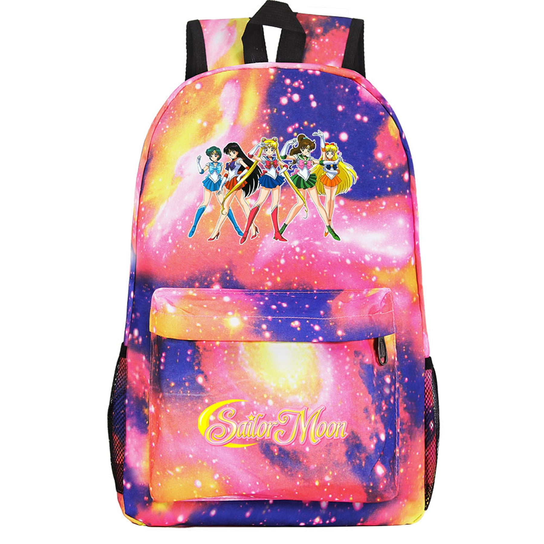 Back to School Bookbag Sailor Moon Classic Backpack Waterproof Canvas ...