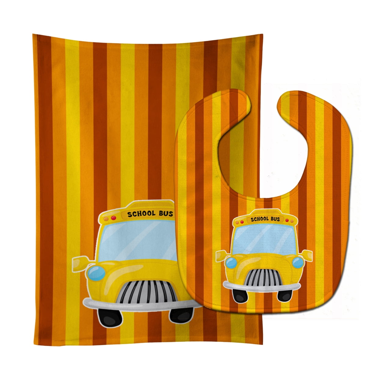 Back to School Bus Baby Bib and Burp Cloth - Walmart.com