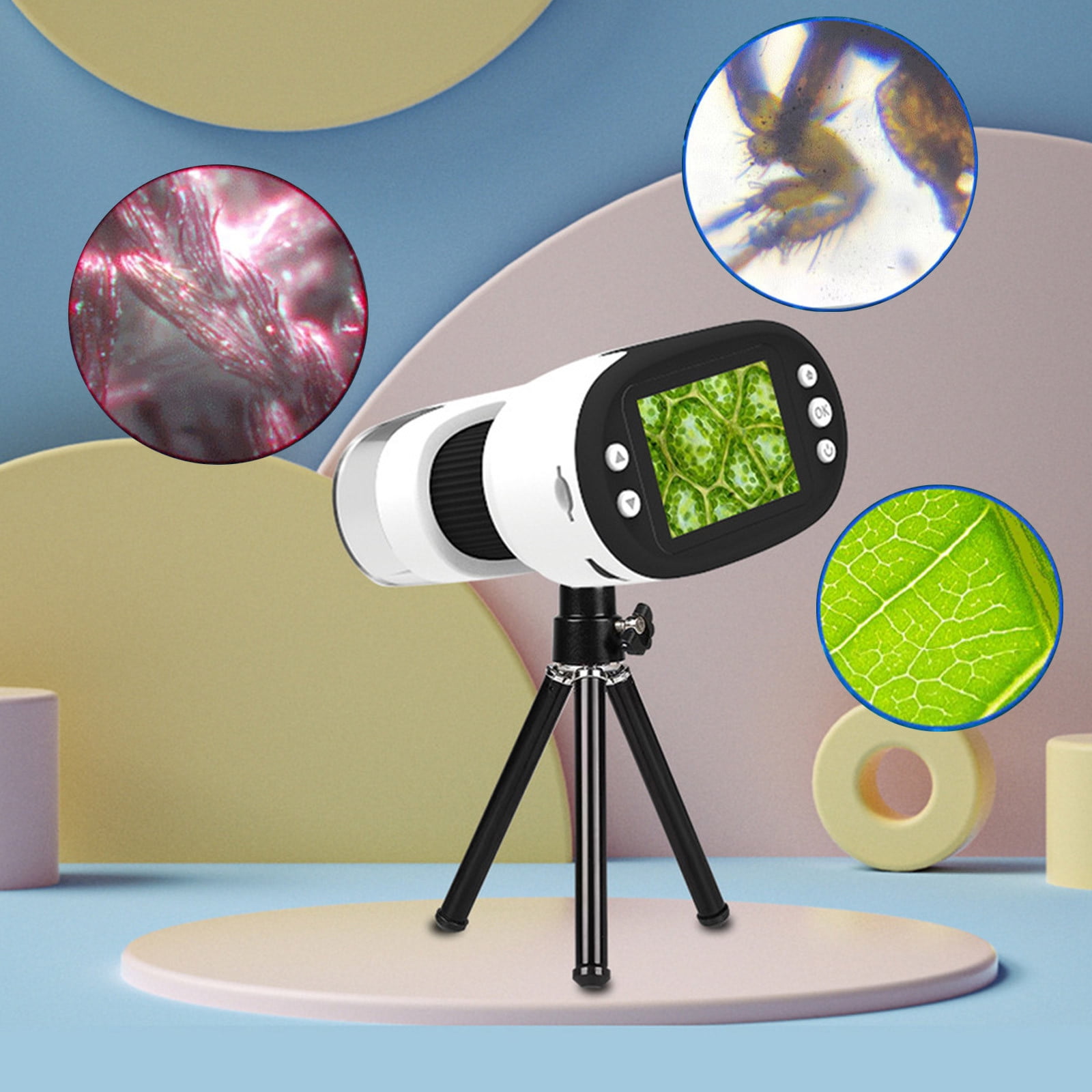 Back_to_School CSEONE Handheld Microscope for Kids, Portable High-Power ...