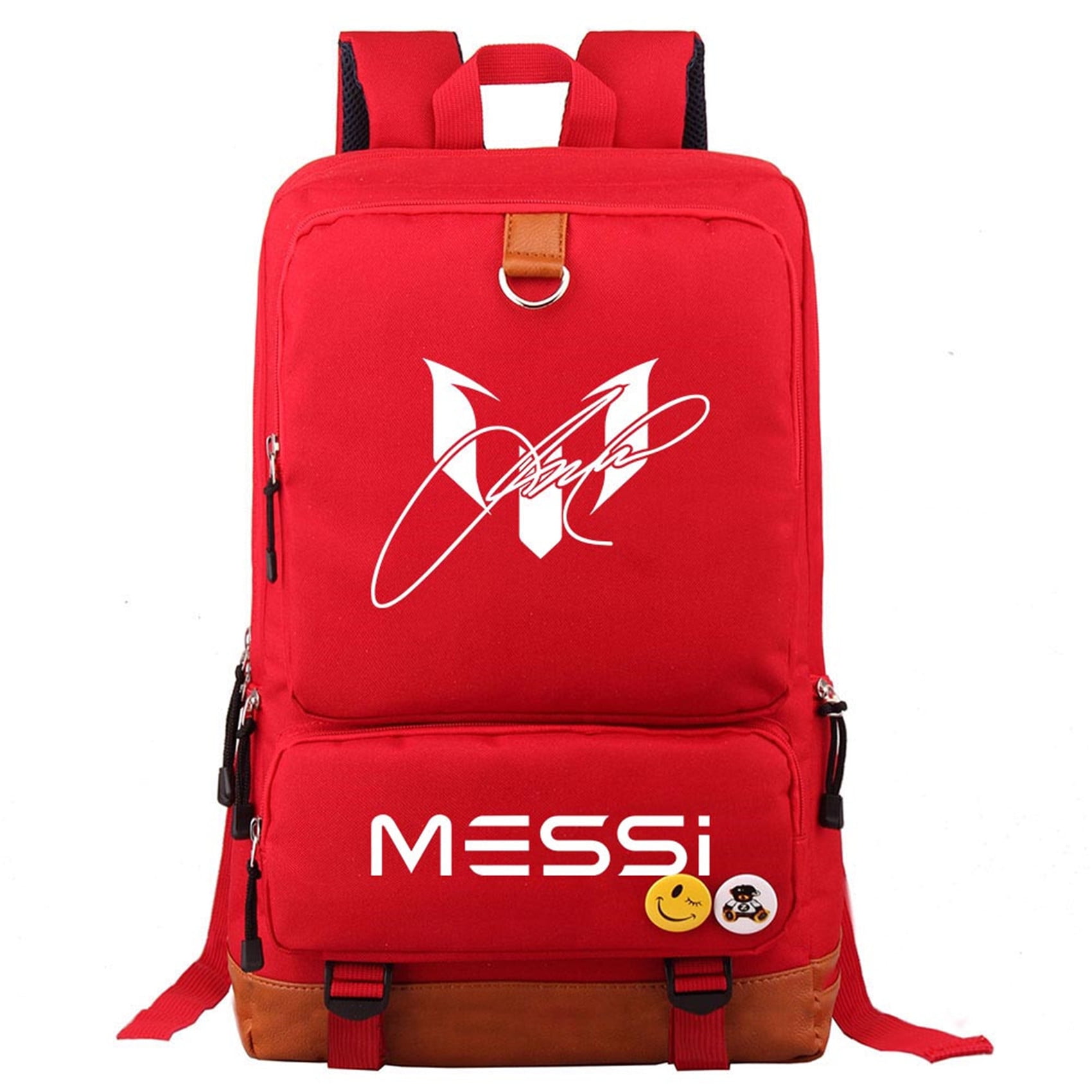 Back to School Canvas Backpack Student Casual Laptop Rucksack,Lionel ...