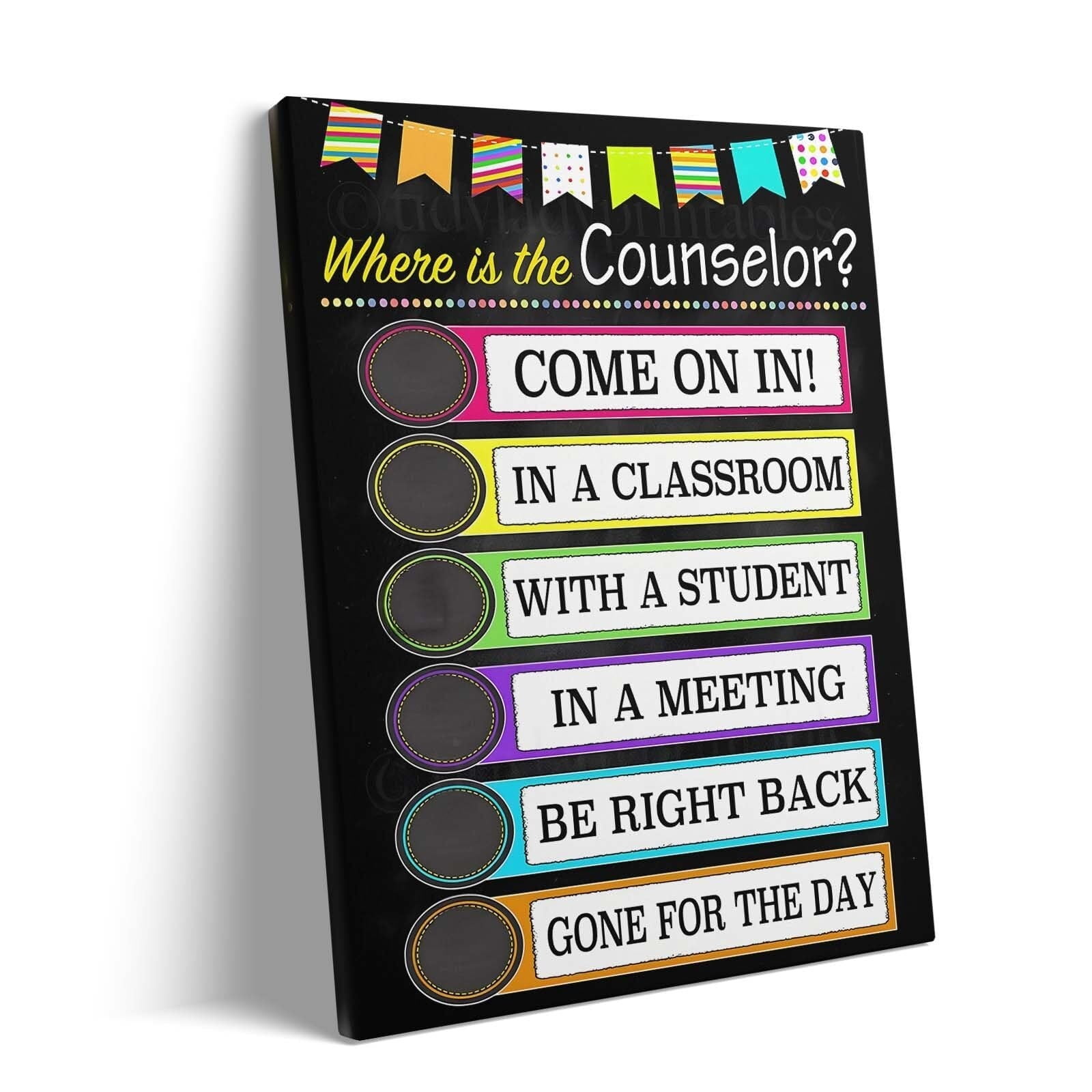 Back to School Canvas Wall Art Decor Painting - Where Is the Counselor ...