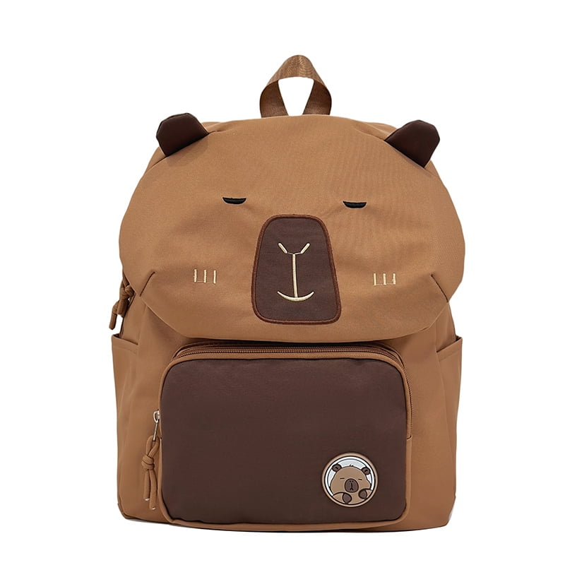 Back-to-School Clearance! Cute Capybara Print Backpack with Plush ...