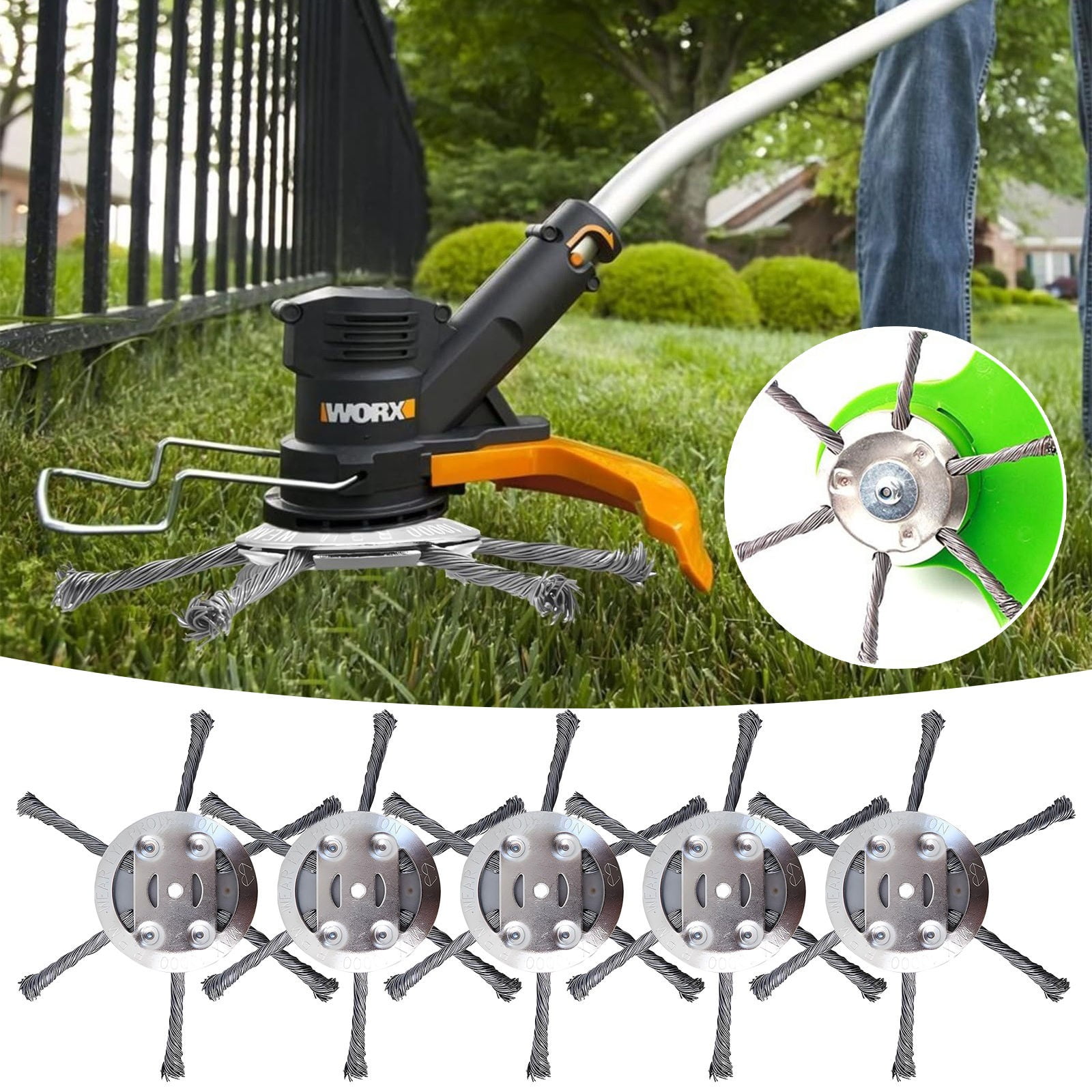 Back to School Clearance Trim Tool,Steel Wire Trimmer Head Mower Wire ...