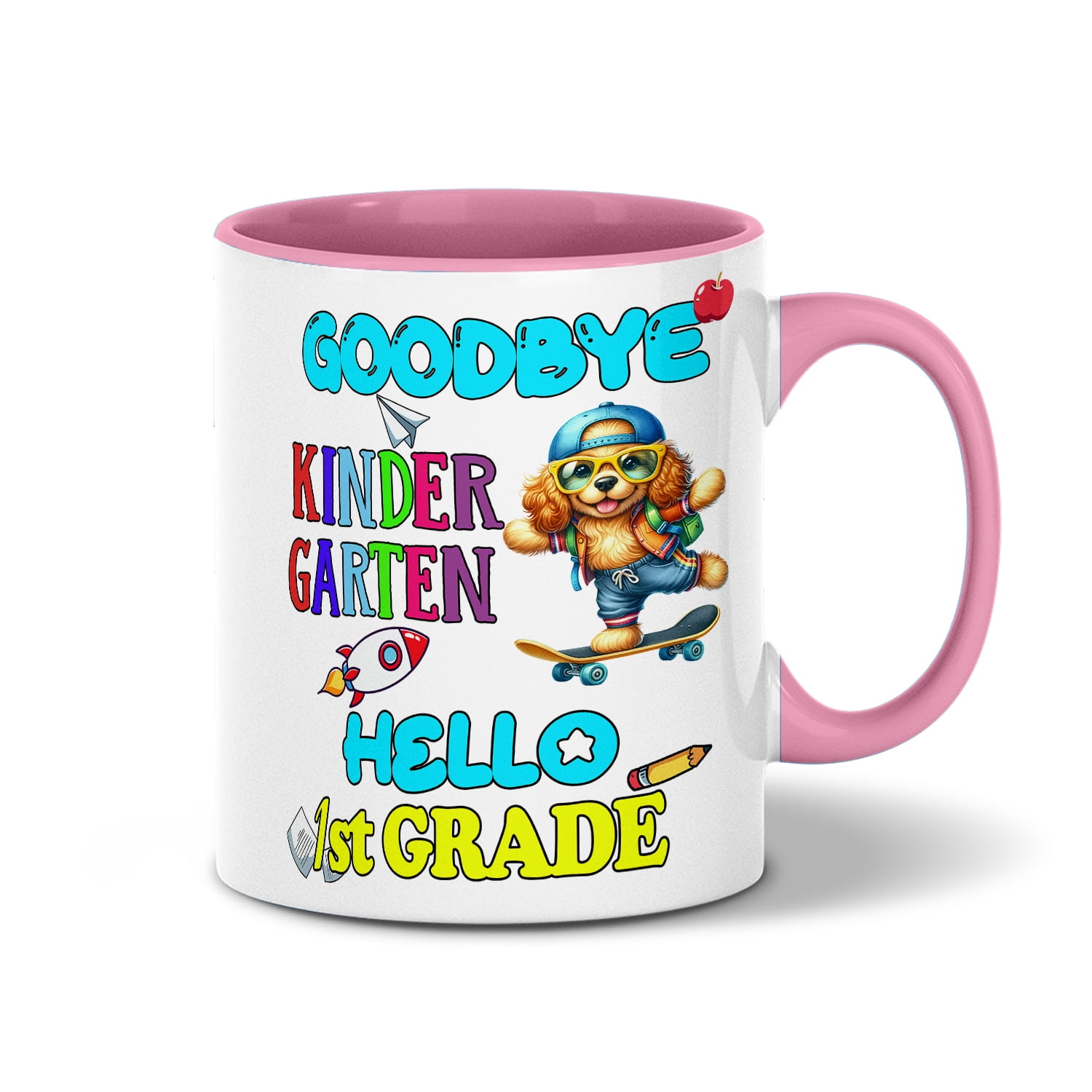 Back to School Cocker Spaniel Goodbye Kindergarten Hello 1st Grade 11oz ...