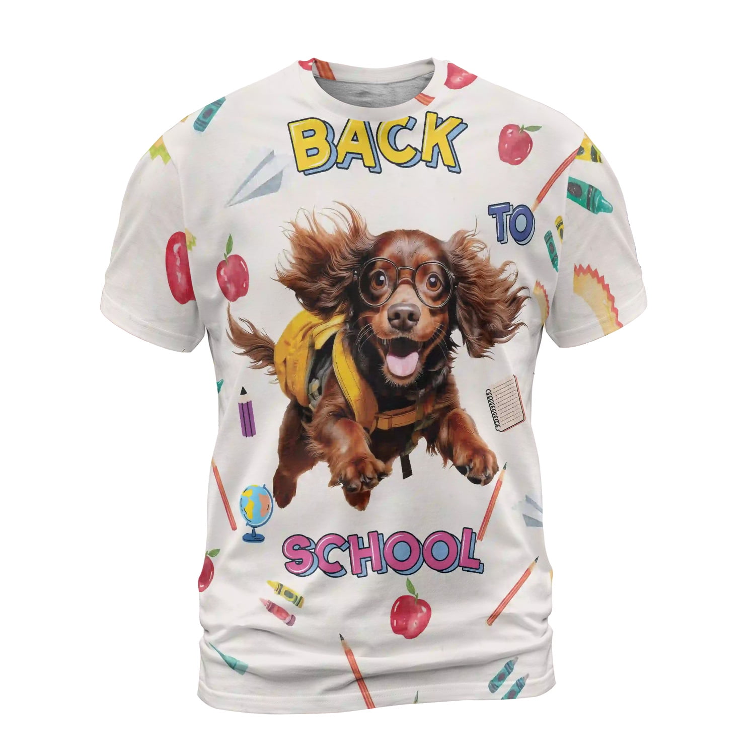Back to School Cute Boykin Spaniel All Over Print 3D Shirt Unisex Merch ...