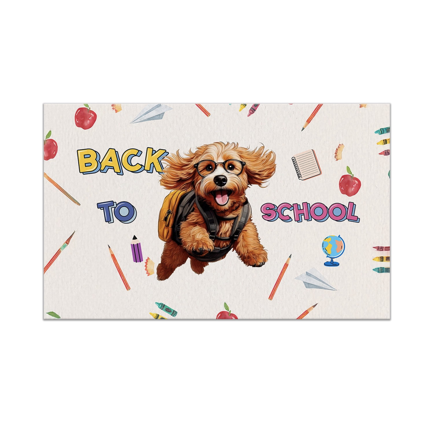 Back to School Cute Goldendoodle Doormat Doodle Dog Lover Gifts Idea ...