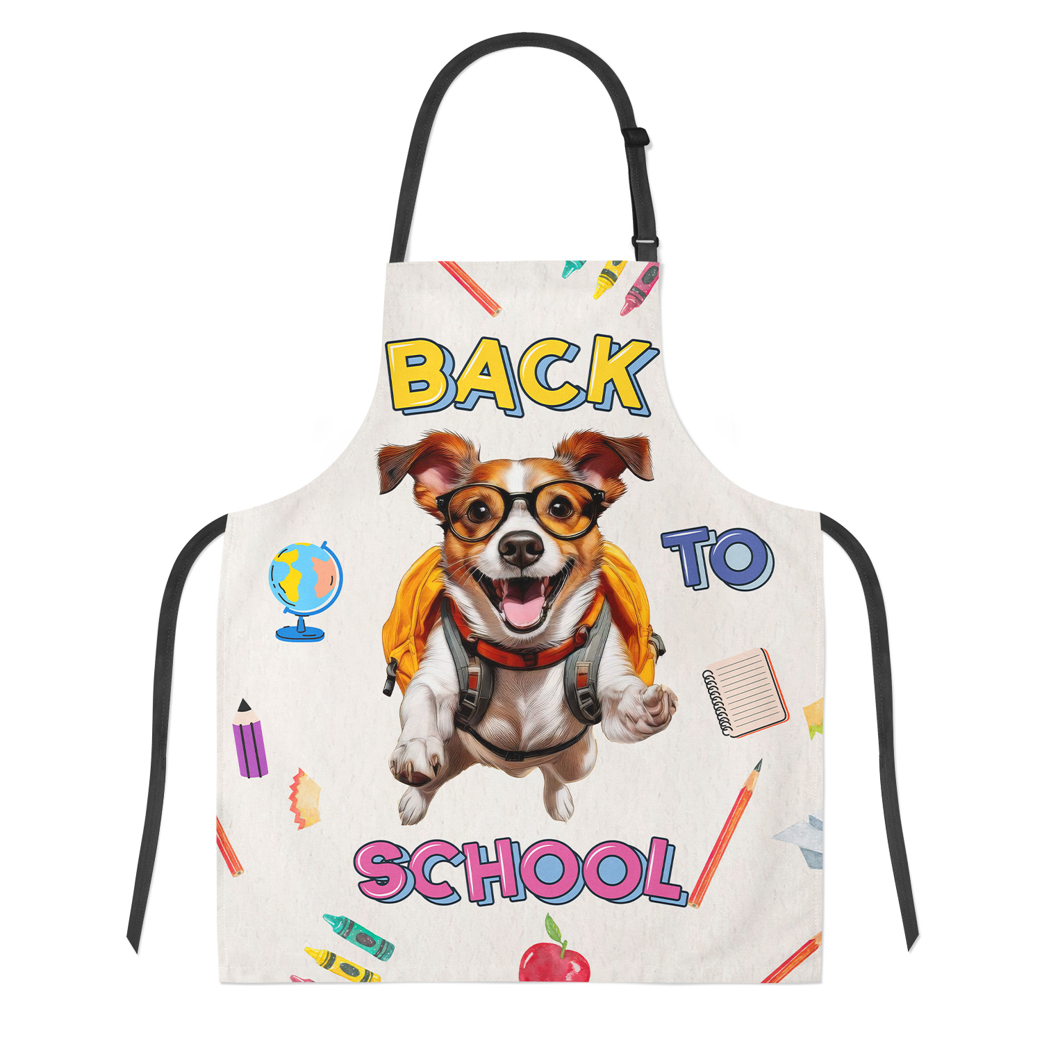 Back to School Cute Jack Russell Terrier Apron Parson Jack Dog Lover ...