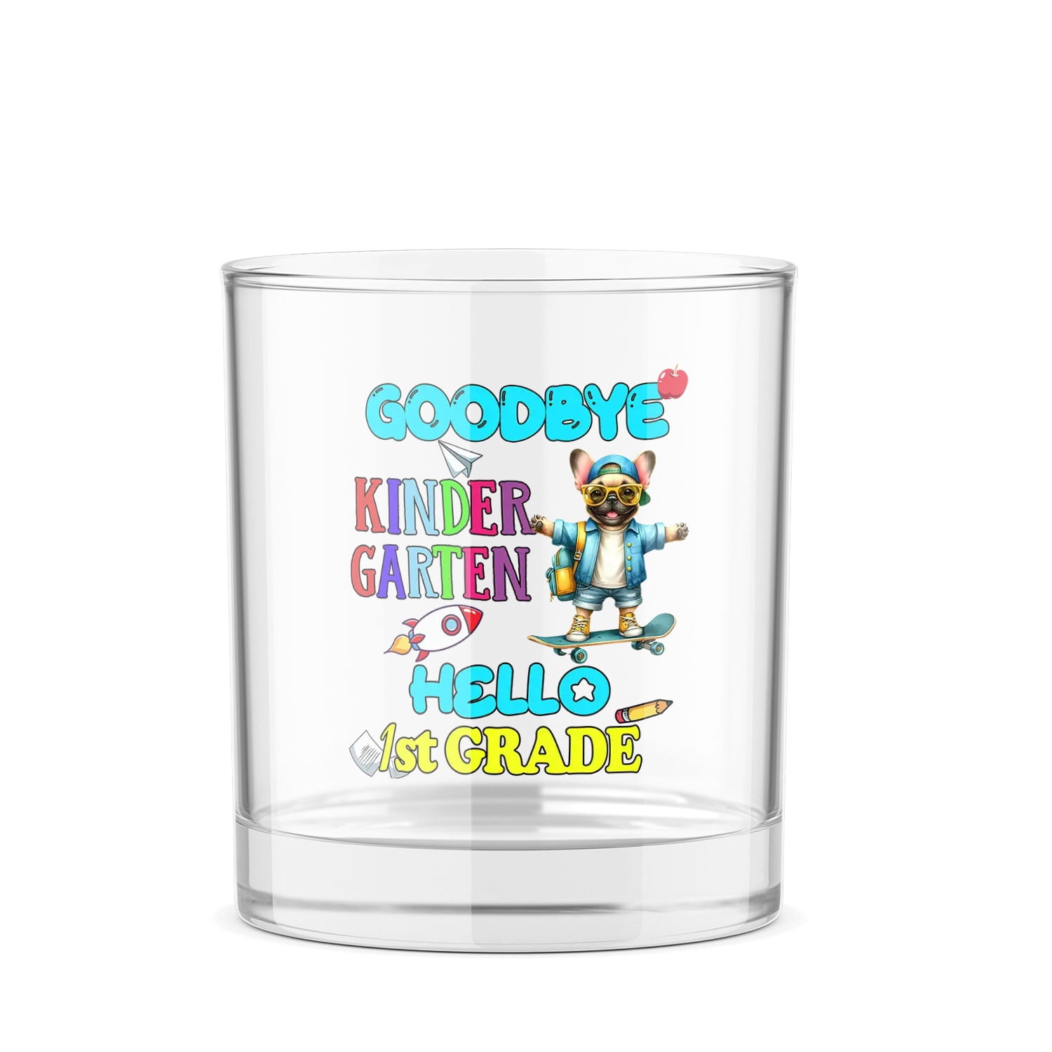 Back to School French Bulldog Goodbye Kindergarten Hello 1st Grade 11oz ...