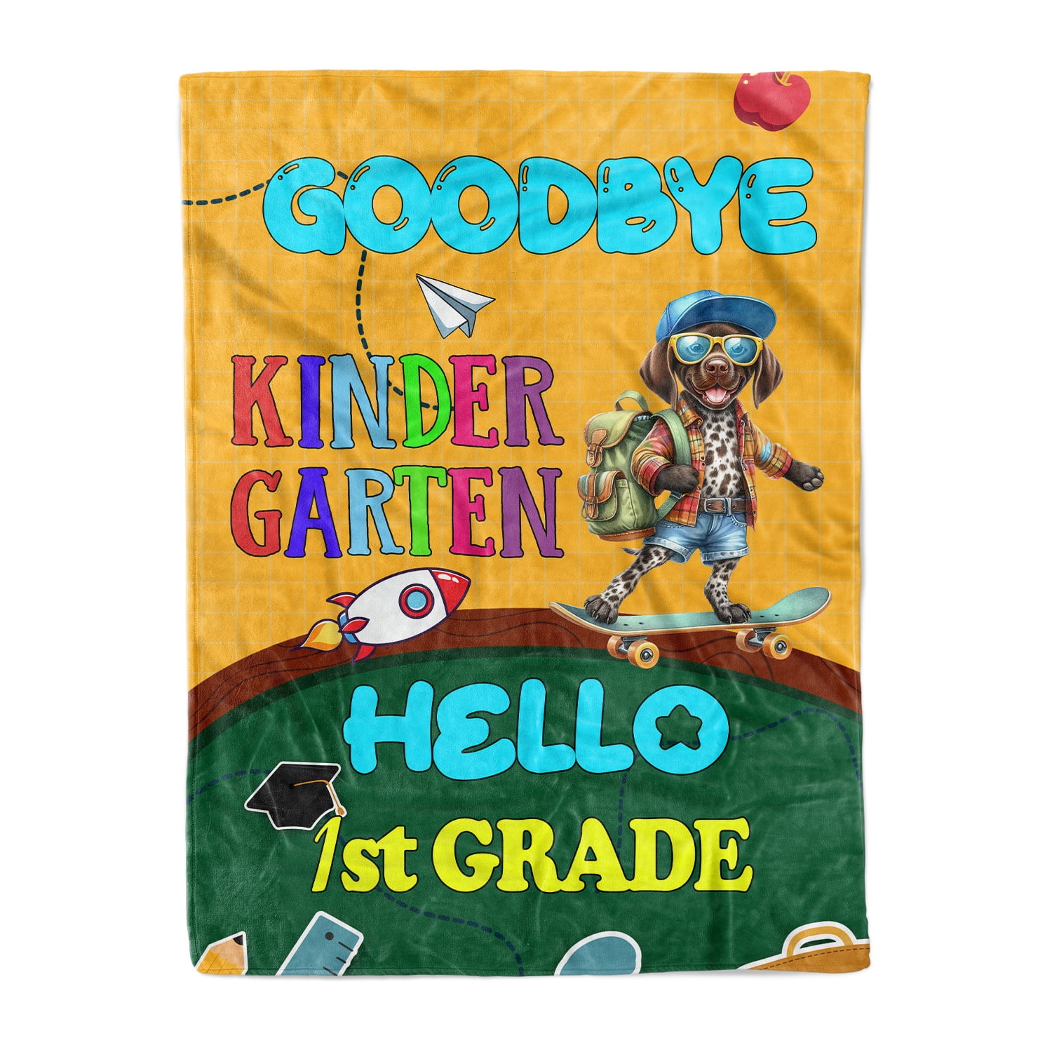 Back to School German Shorthaired Pointer Goodbye Kindergarten Hello ...