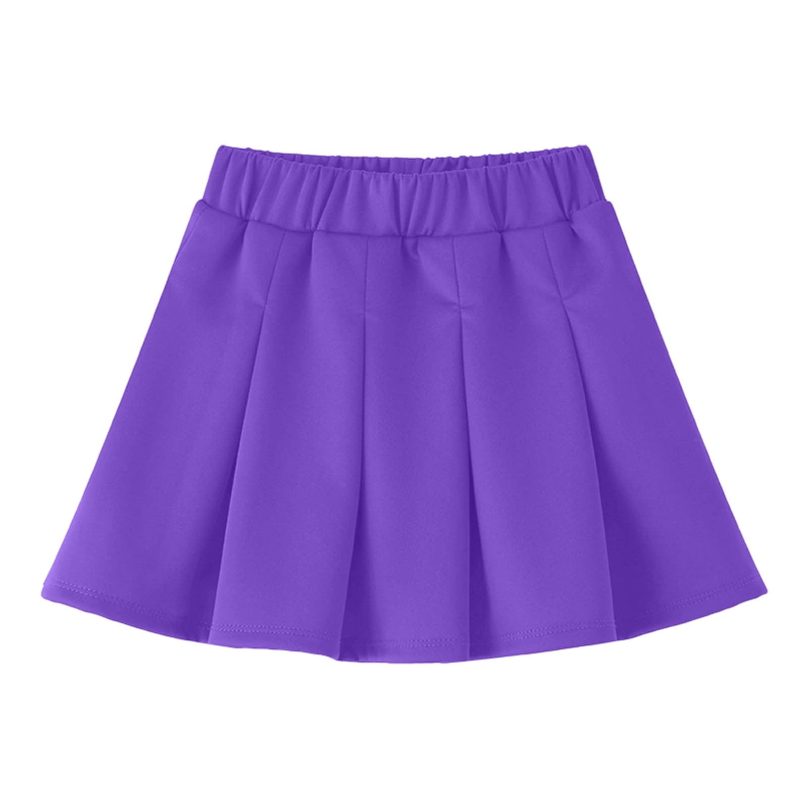 Back to School Girls Pleated Skirt 2-15Y Elastic Waist Casual Tennis ...