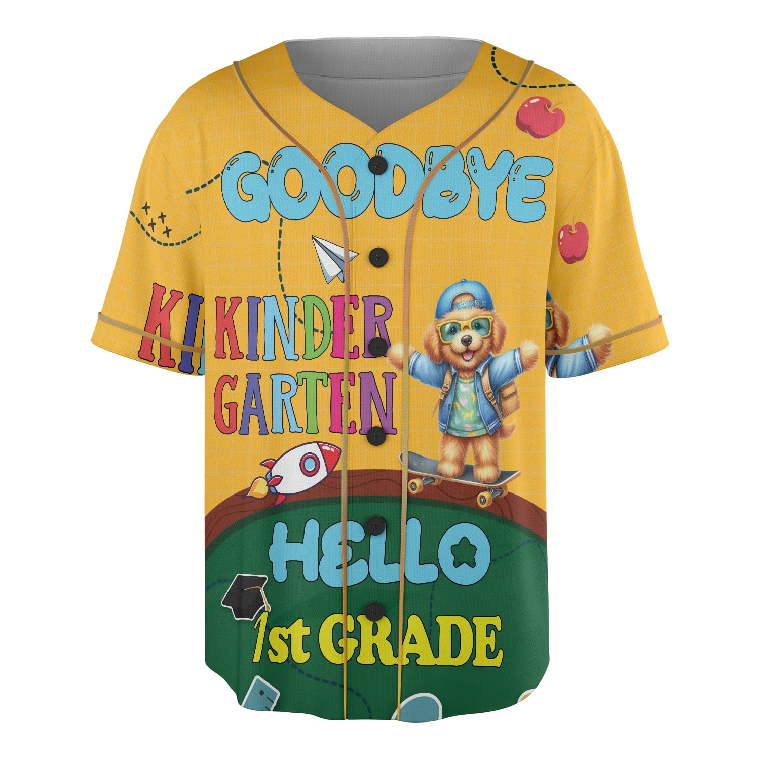 Back to School Goldendoodle Goodbye Kindergarten Hello 1st Grade All ...
