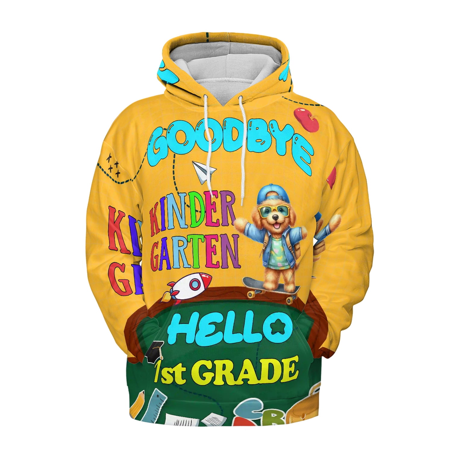 Back to School Goldendoodle Goodbye Kindergarten Hello 1st Grade All ...