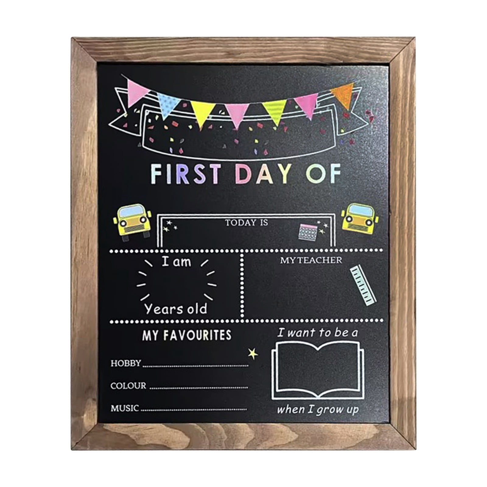 Back to School Graduation Chalkboard Hanging Ornament Decorative Mini ...