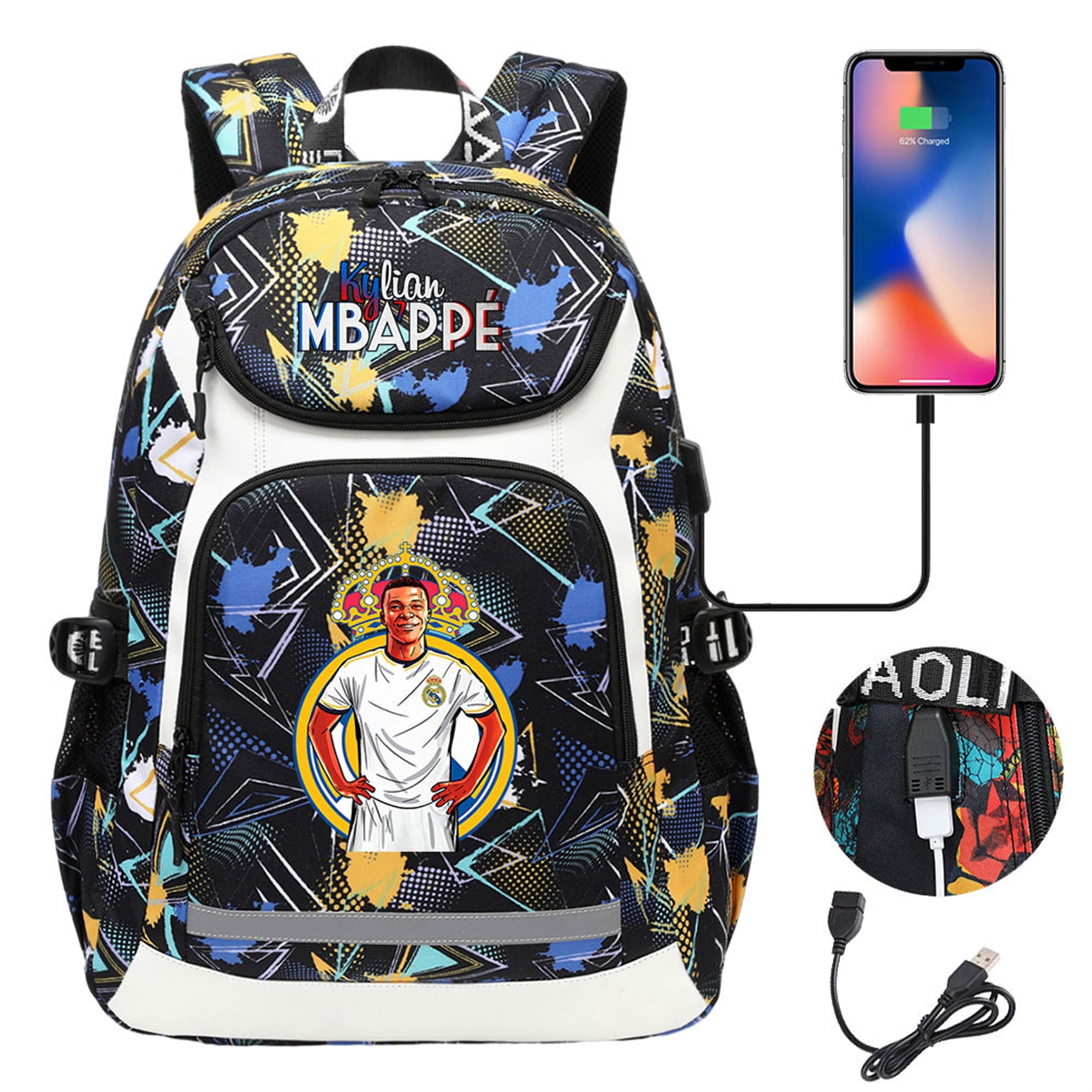 Back to School Large Backpack Graphic Rucksack for Travel-Wearproof ...