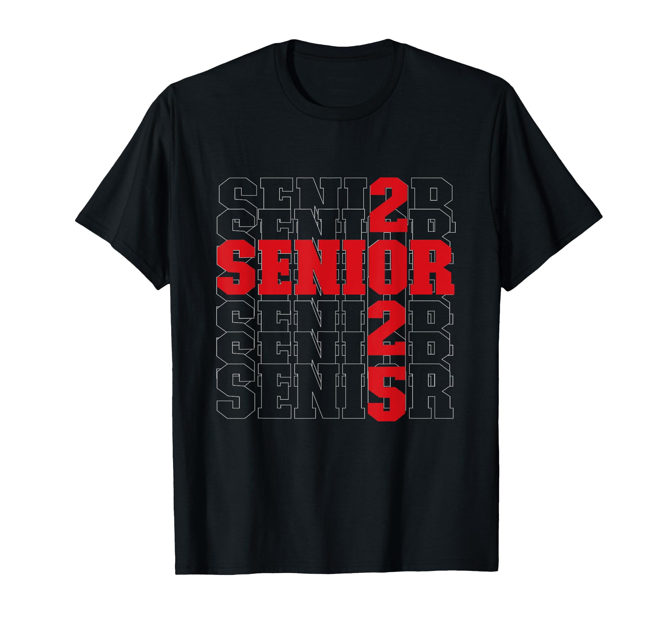 Back to School, Officially a Senior, Red, Senior 2025 T-Shirt - Walmart.com