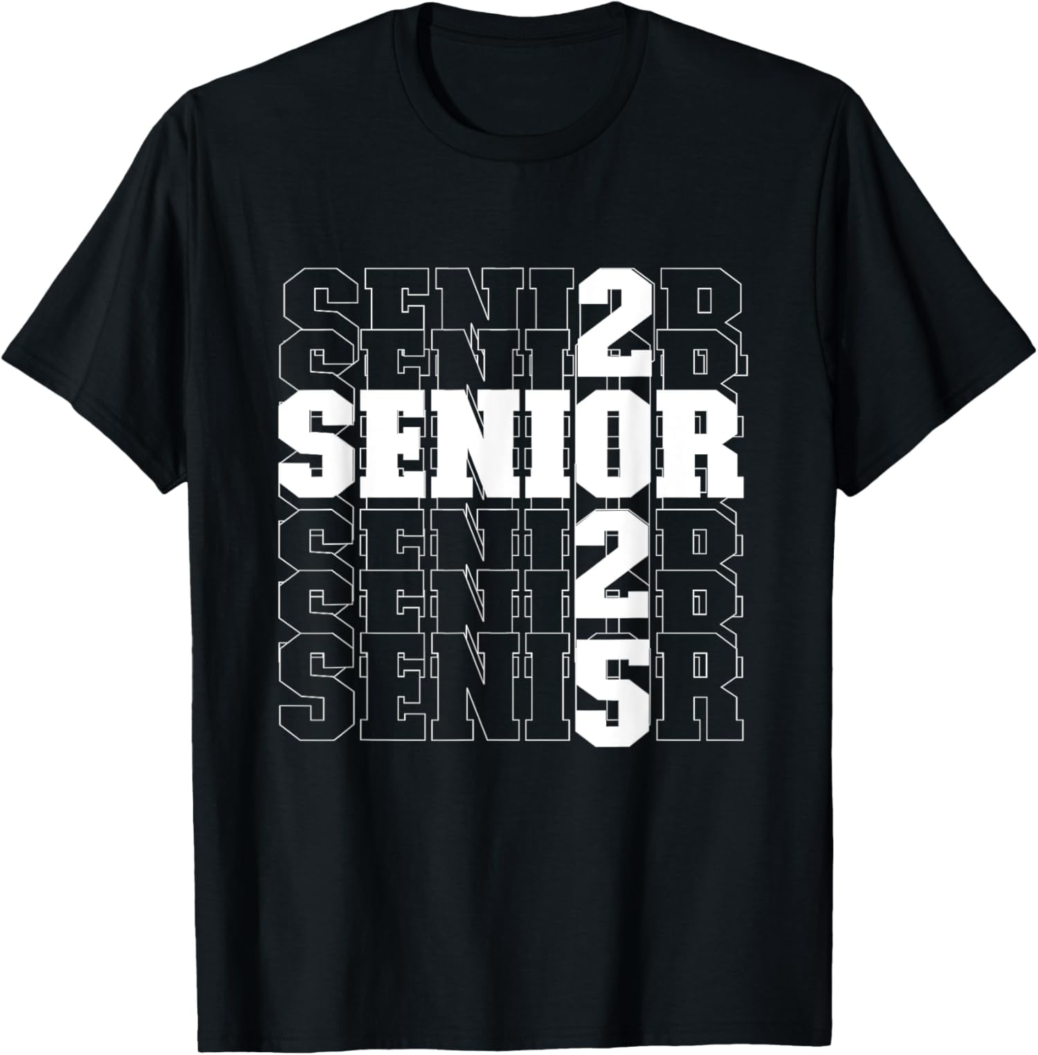 Back to School, Officially a Senior, Senior Class of 2025 T-Shirt ...
