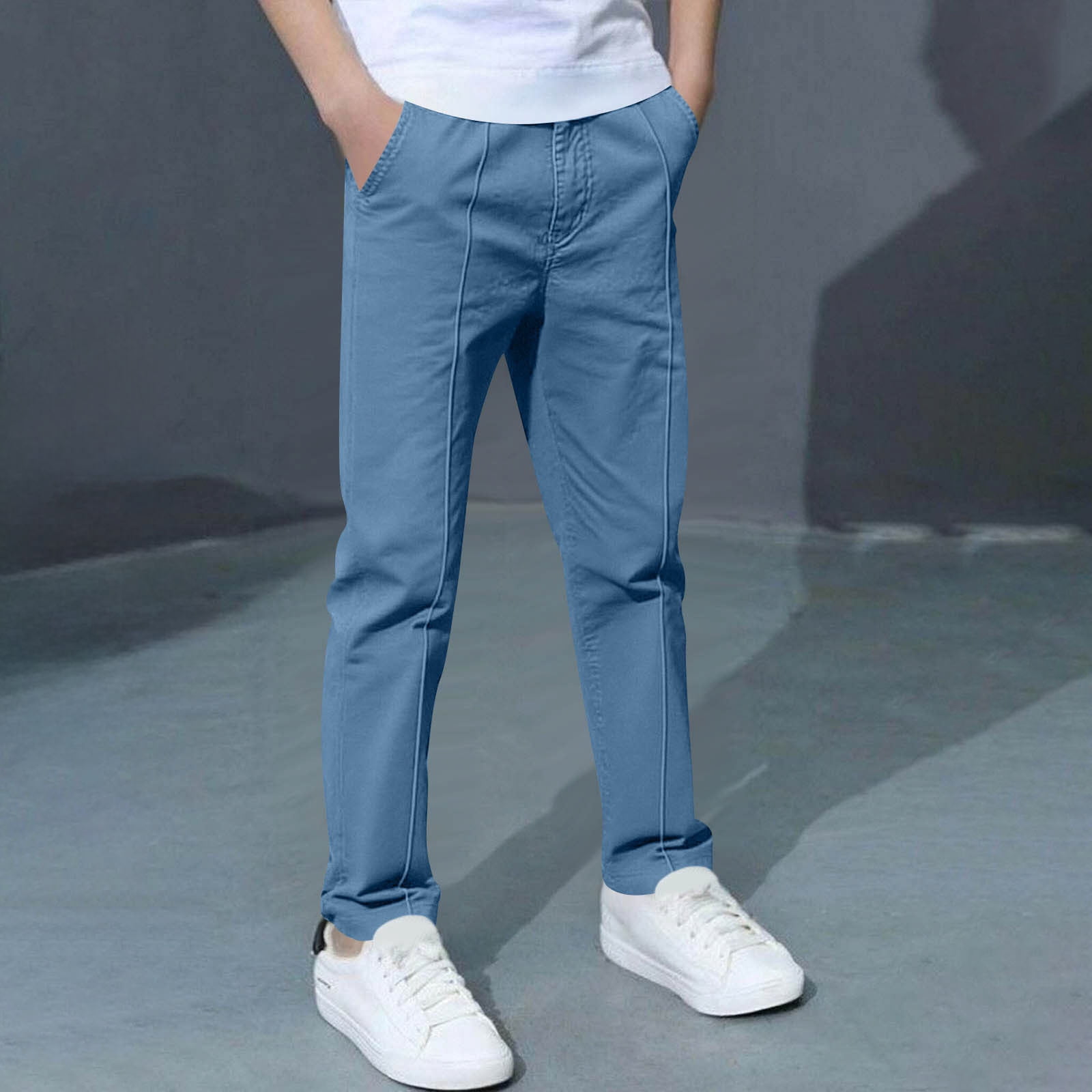Back to School Outfits Boys Golf Pants Stretch Flat Front Dress ...
