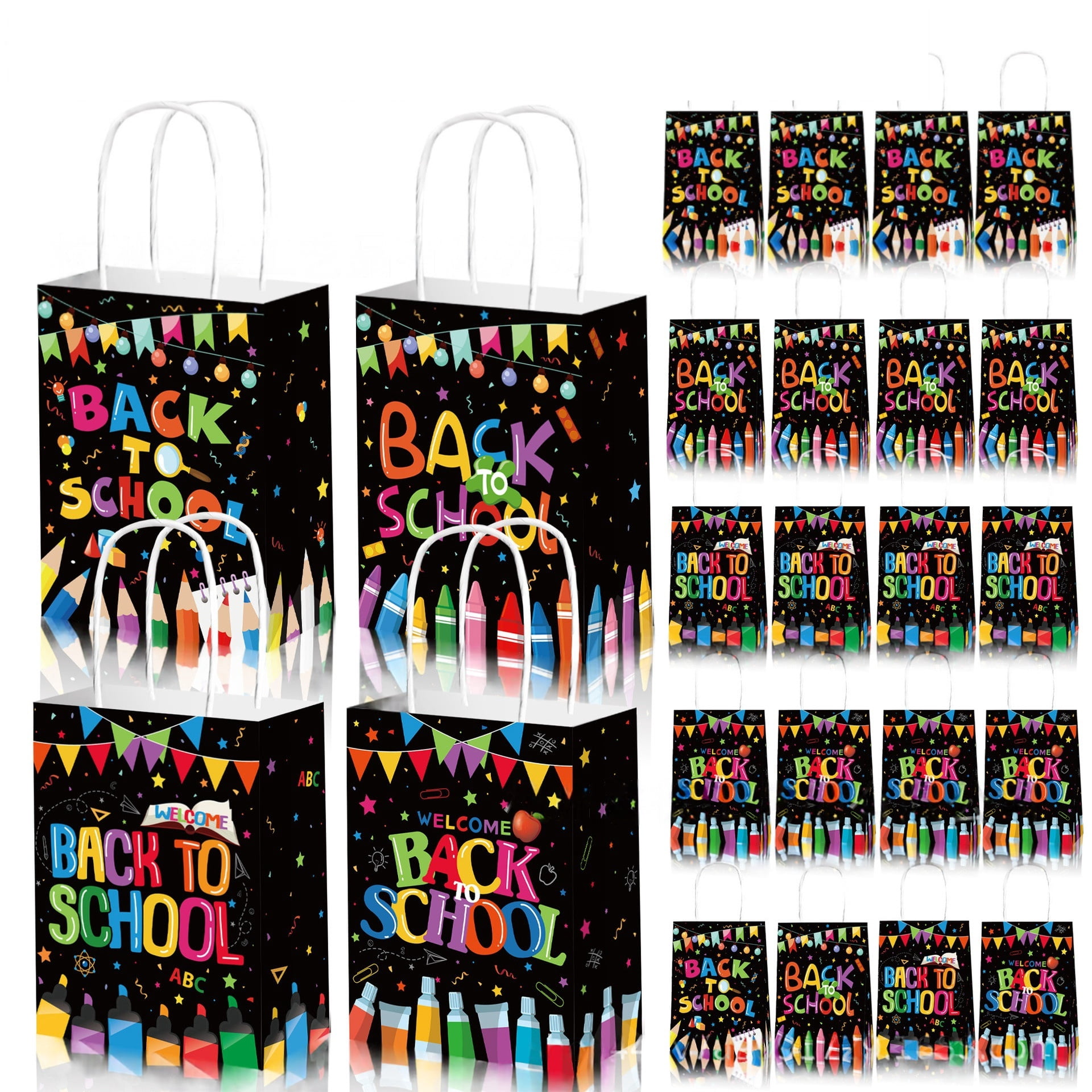 Back to School Party Favors - 24 Pcs Welcome Back to School Goodie Bags ...