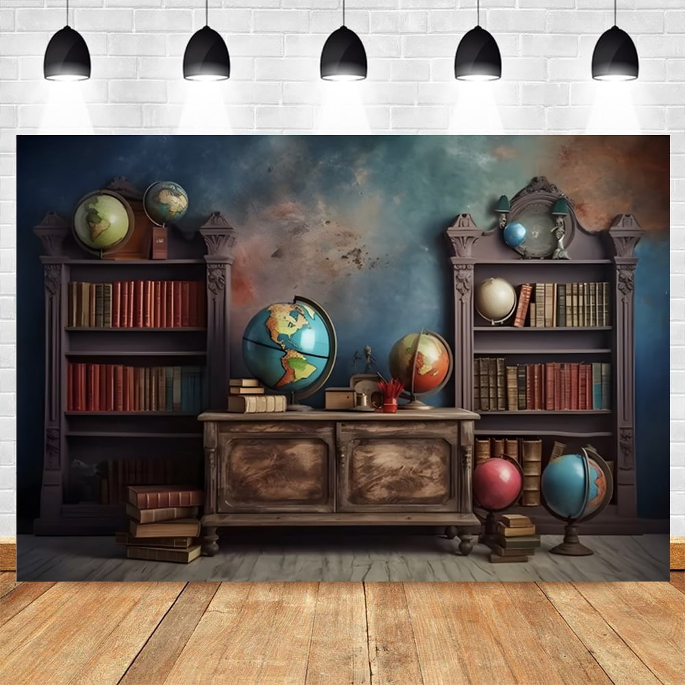 Back to School Photography Backdrop Blackboard Kindergarten Preschool ...