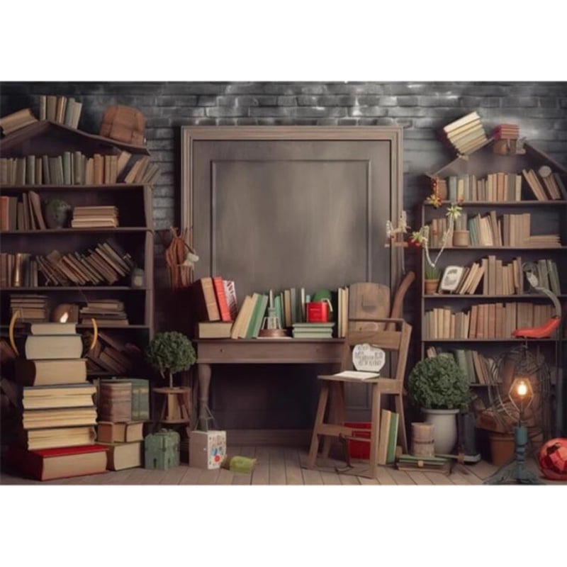 Back to School Photography Backdrops Black Chalkboard ABC Learning ...