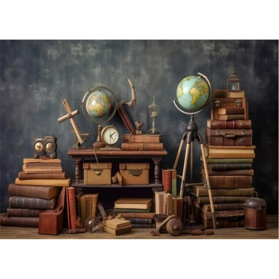 Back to School Photography Backdrops Black Chalkboard ABC Learning ...