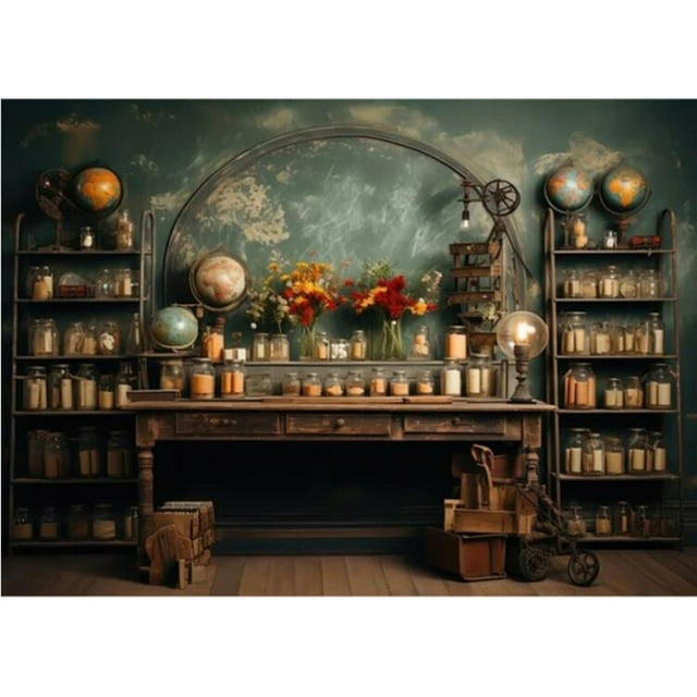 Back to School Photography Backdrops Black Chalkboard ABC Learning ...