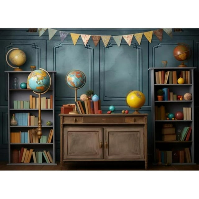 Back to School Photography Backdrops Black Chalkboard ABC Learning ...