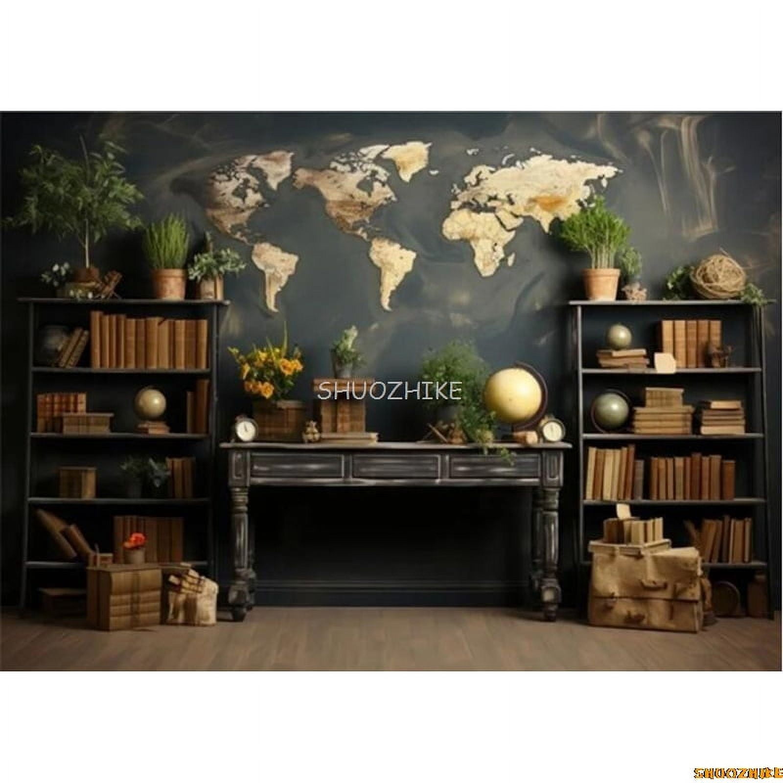 Back to School Photography Backdrops Black Chalkboard ABC Learning ...