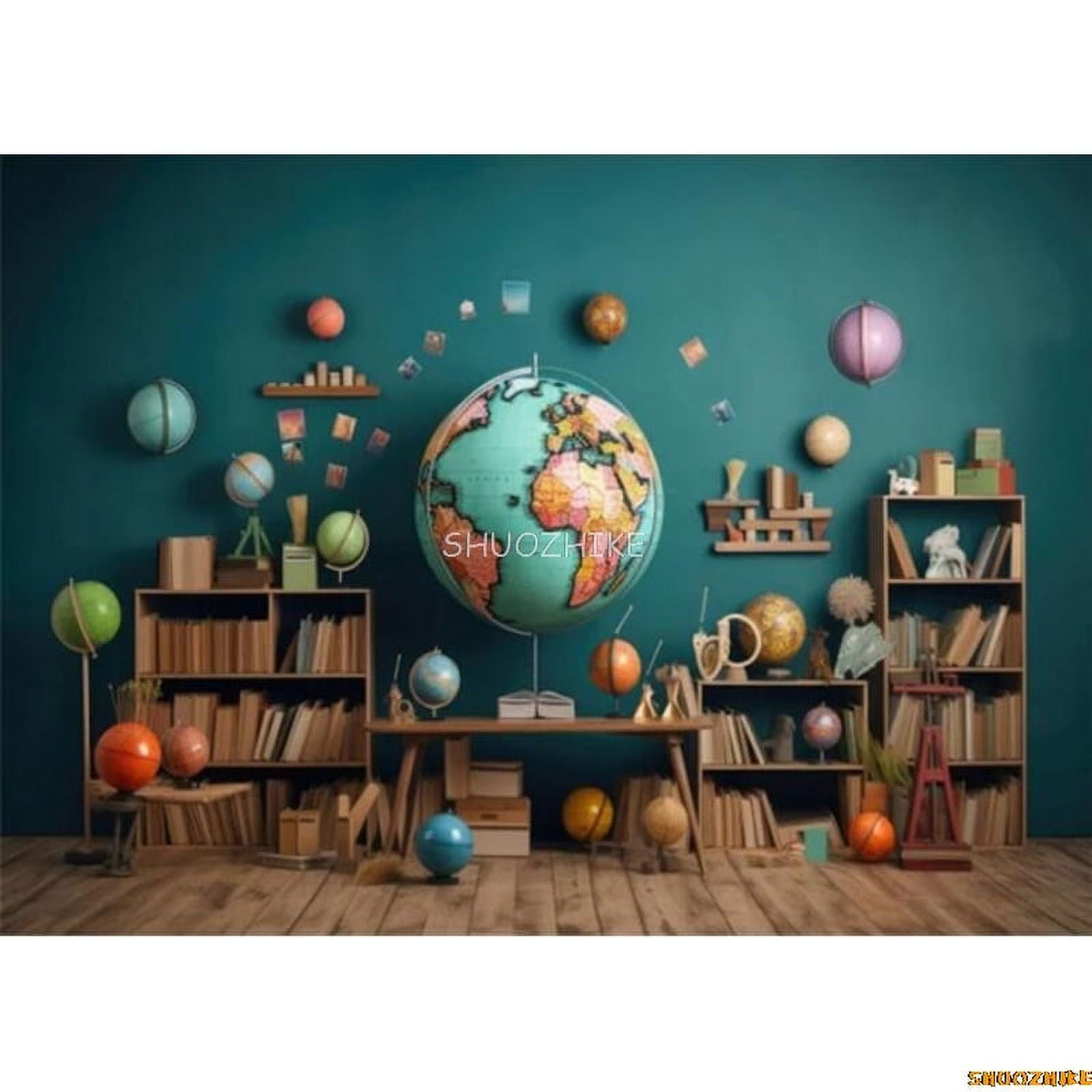 Back to School Photography Backdrops Black Chalkboard ABC Learning ...