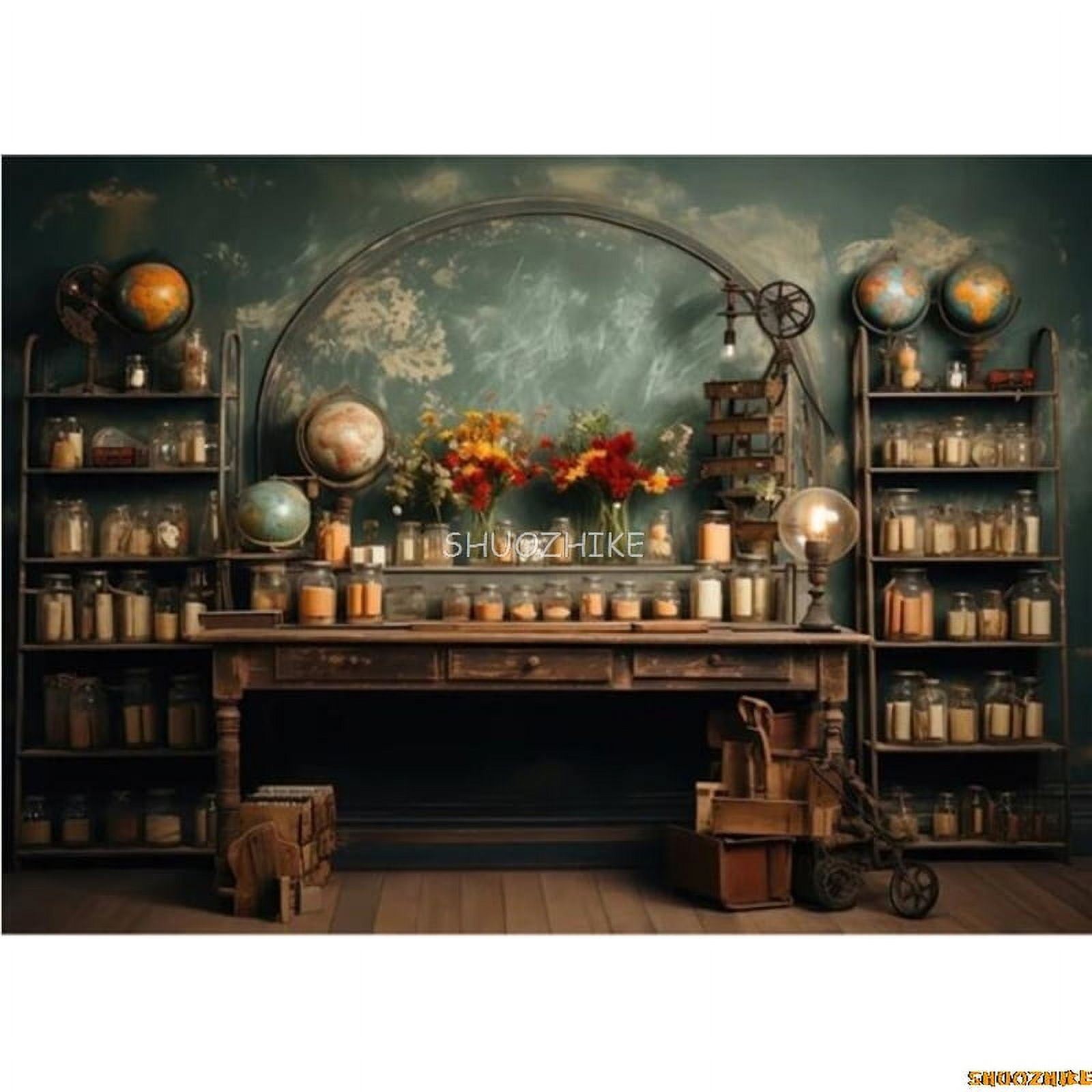 Back to School Photography Backdrops Black Chalkboard ABC Learning ...