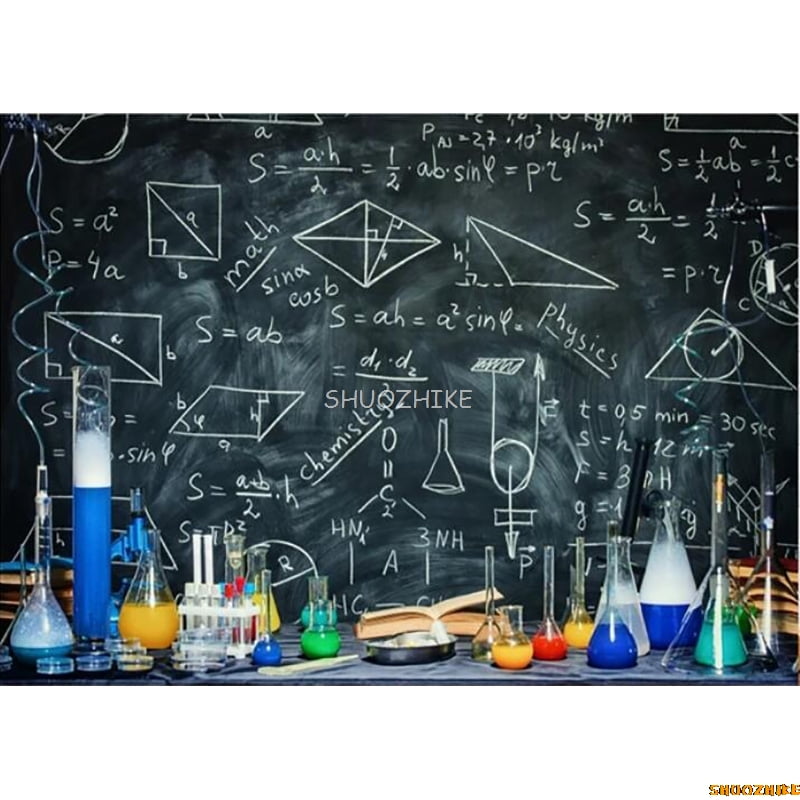 Back to School Photography Backdrops Black Chalkboard ABC Learning ...