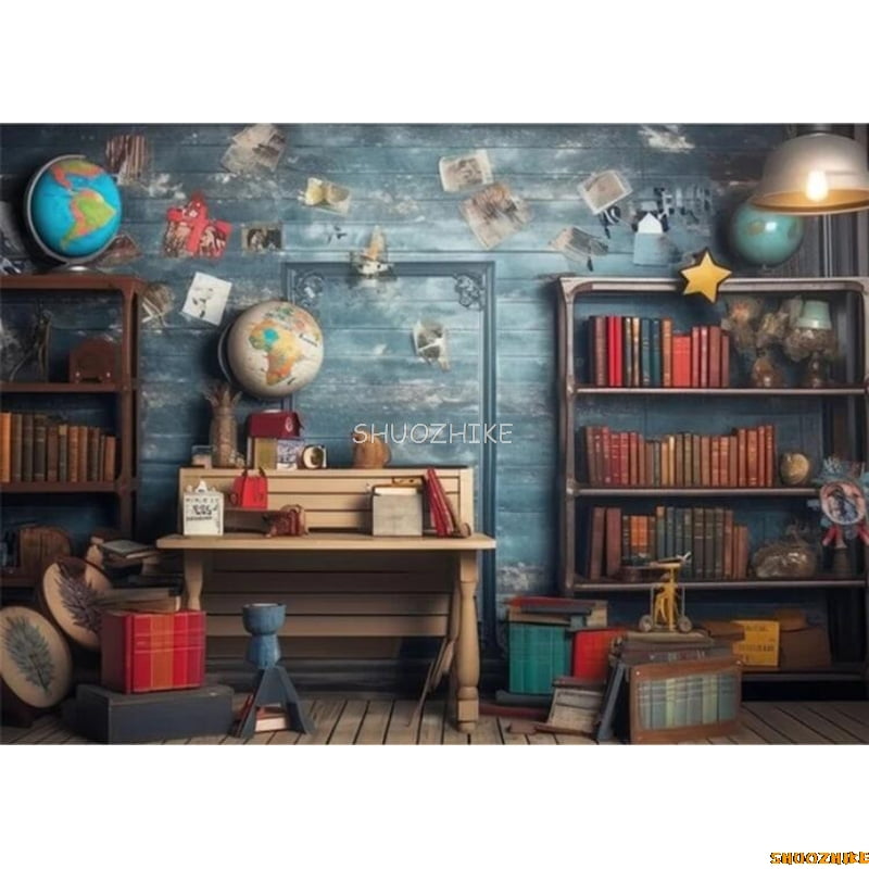 Back to School Photography Backdrops Black Chalkboard ABC Learning ...