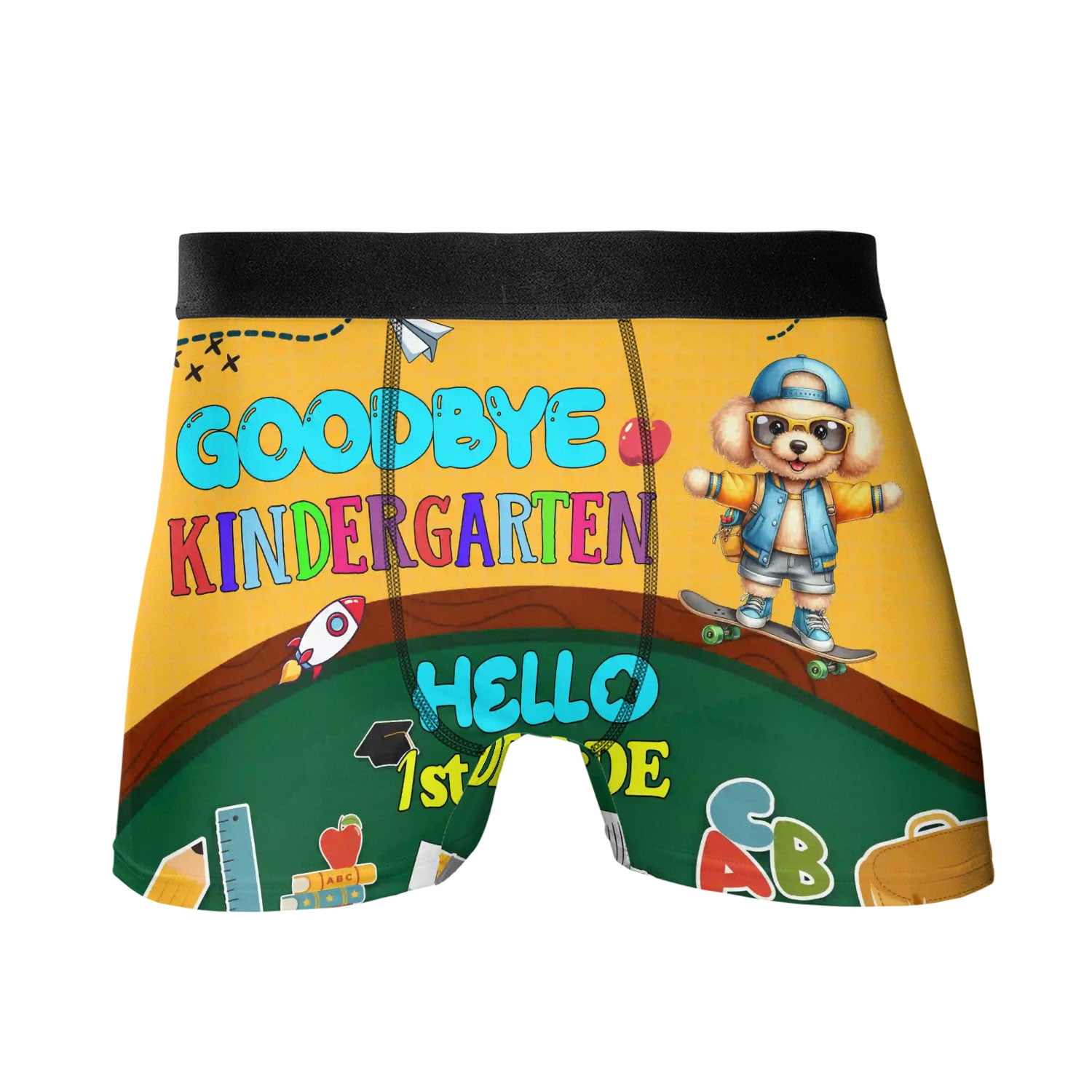 Back to School Poodle Goodbye Kindergarten Hello 1st Grade All Over ...